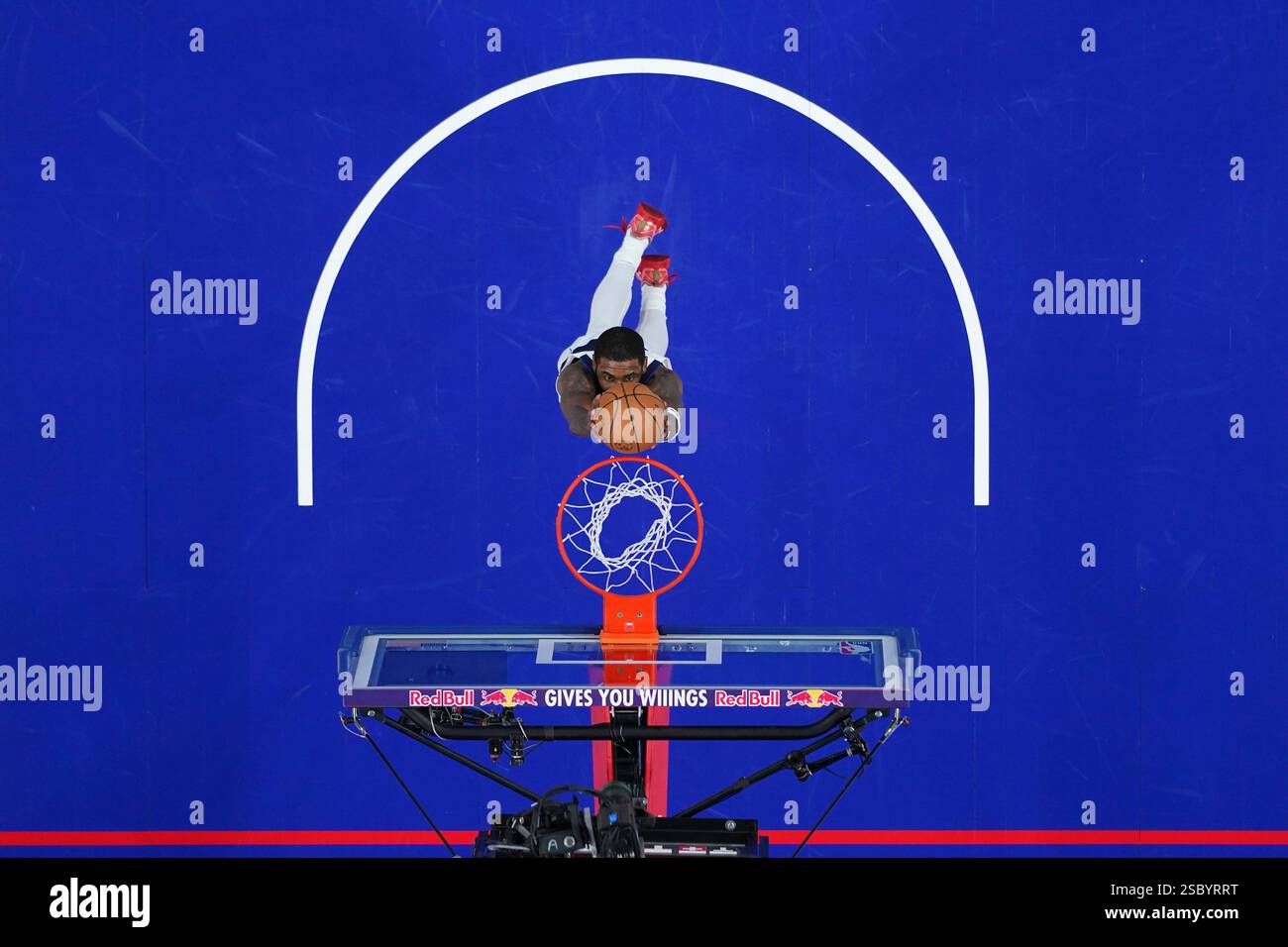 Dallas Mavericks' Kyrie Irving goes up for a dunk during the second ...