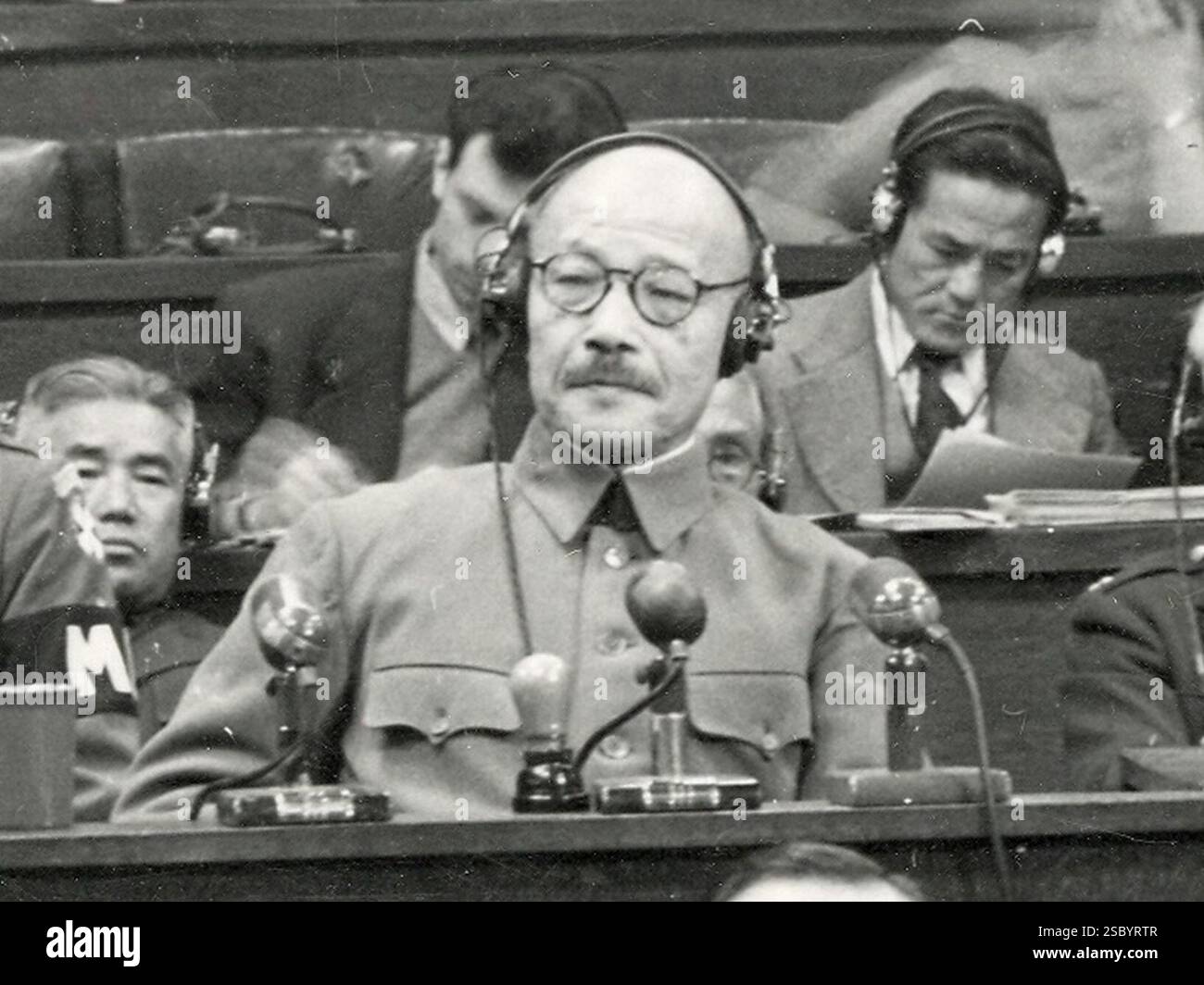 Hideki Tojo Japanese War Crimes Trials, Manila Stock Photo - Alamy