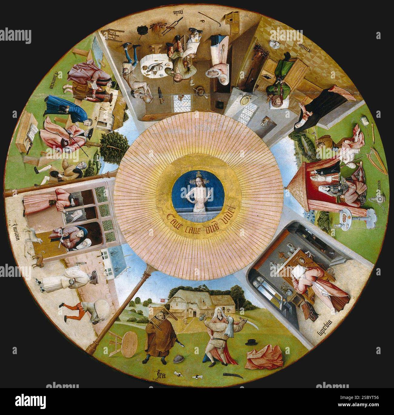 Hieronymus Bosch- The Seven Deadly Sins (detail Stock Photo - Alamy