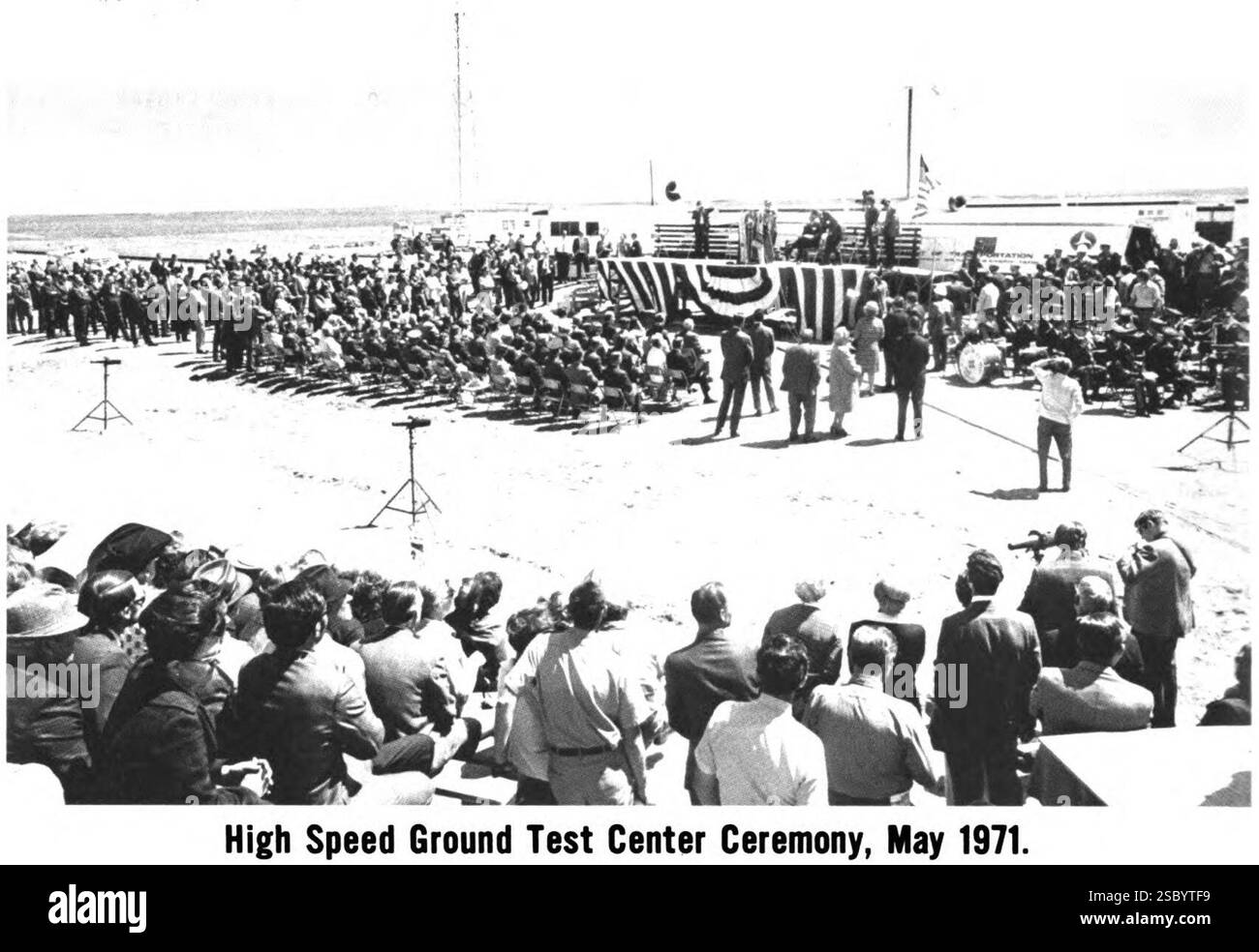 High Speed Ground Test Center Ceremony, May 1971 Stock Photo - Alamy