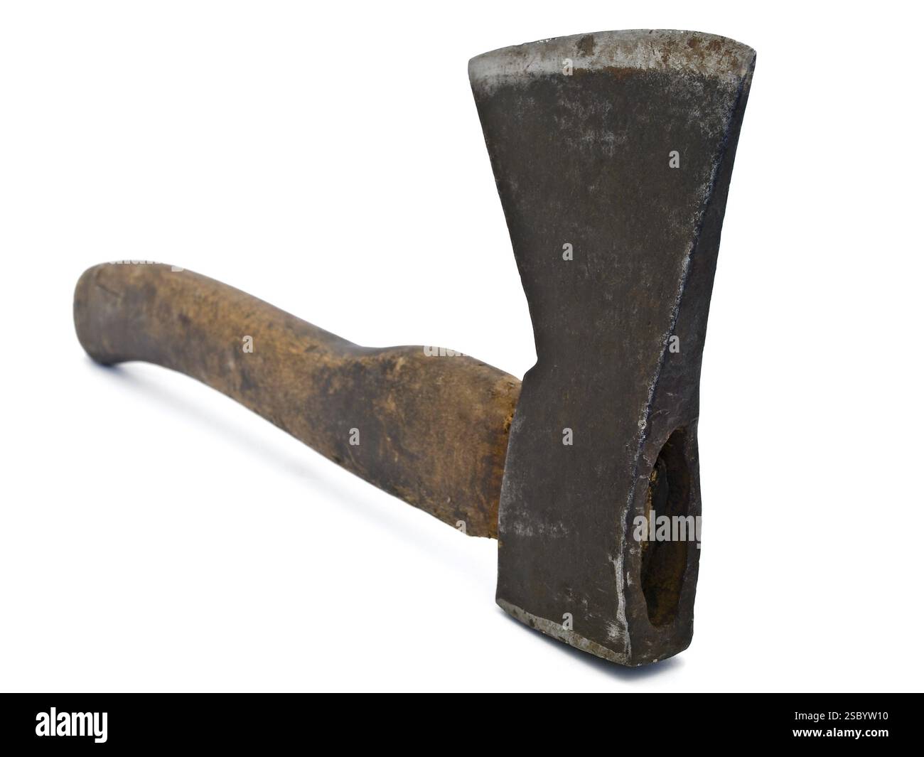 Old Rusty Axe On A White Background Riga, Latvia, Europe Stock Photo ...