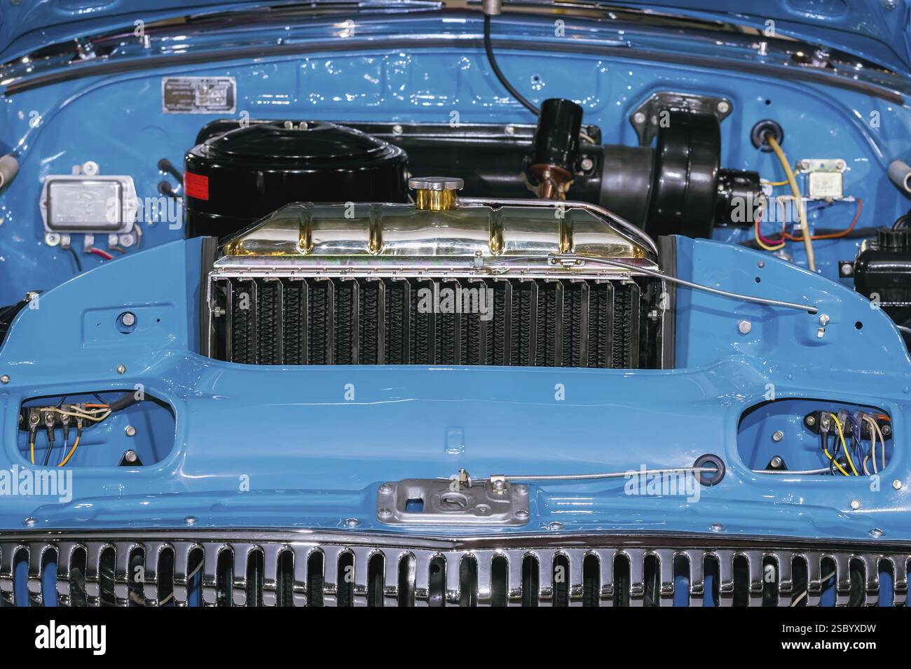 Under the Hood of an Old Car Varna, Bulgaria, Europe Stock Photo - Alamy