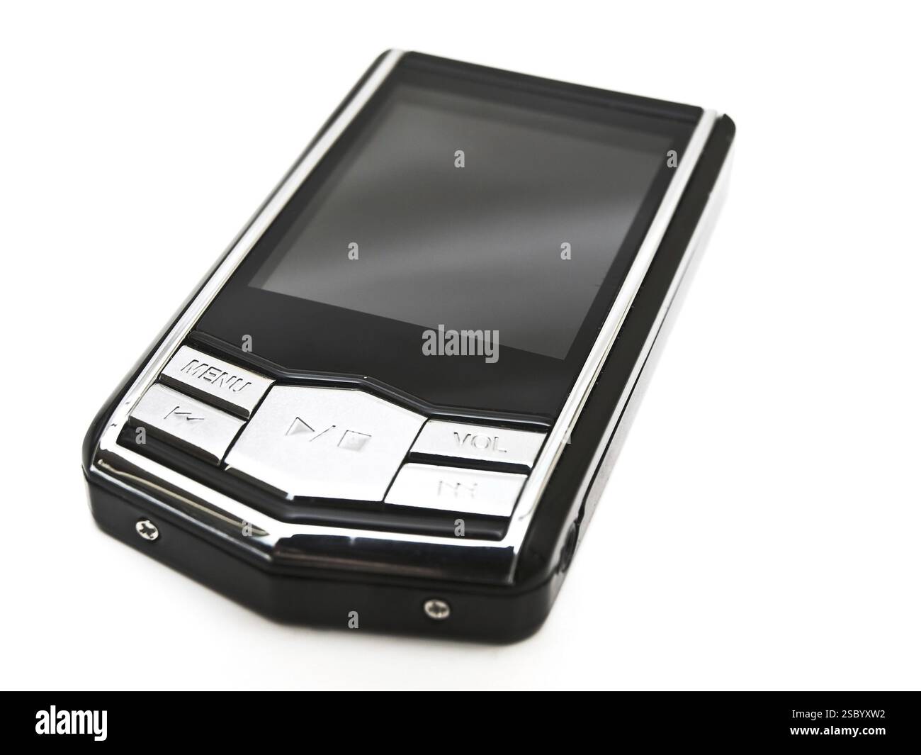 Modern media player over the white background Stock Photo - Alamy