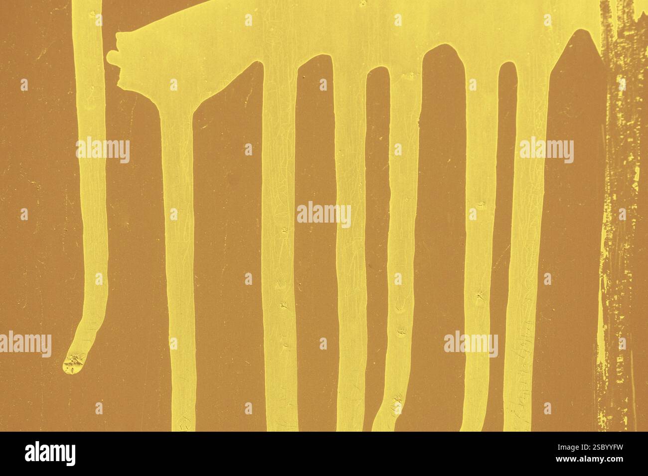 Rough grunge colorful paint dripping texture of wall Stock Photo - Alamy