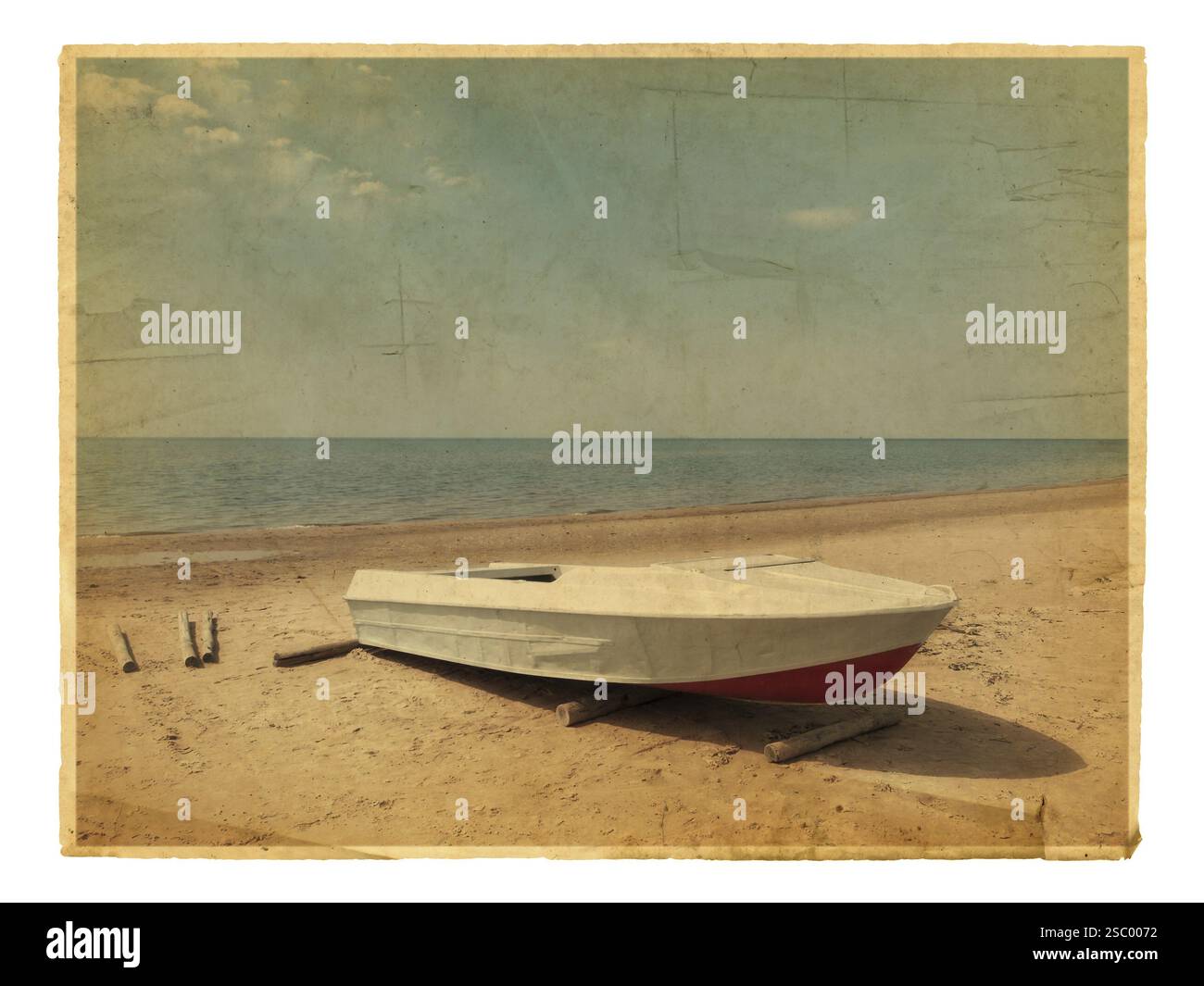 Boat boats beach beaches Cut Out Stock Images & Pictures - Alamy