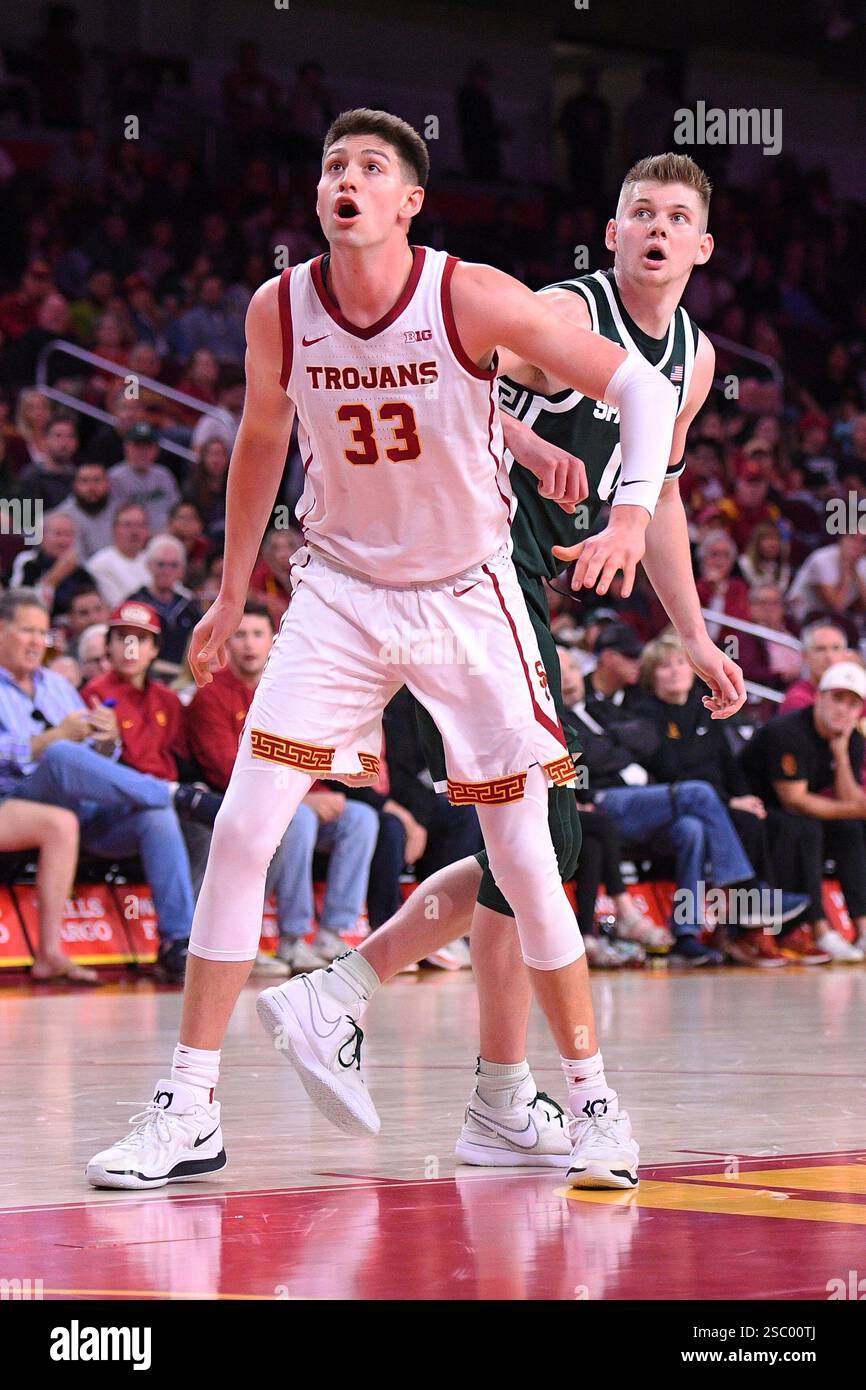 LOS ANGELES, CA - FEBRUARY 01: USC Trojans forward Josh Cohen (33 ...