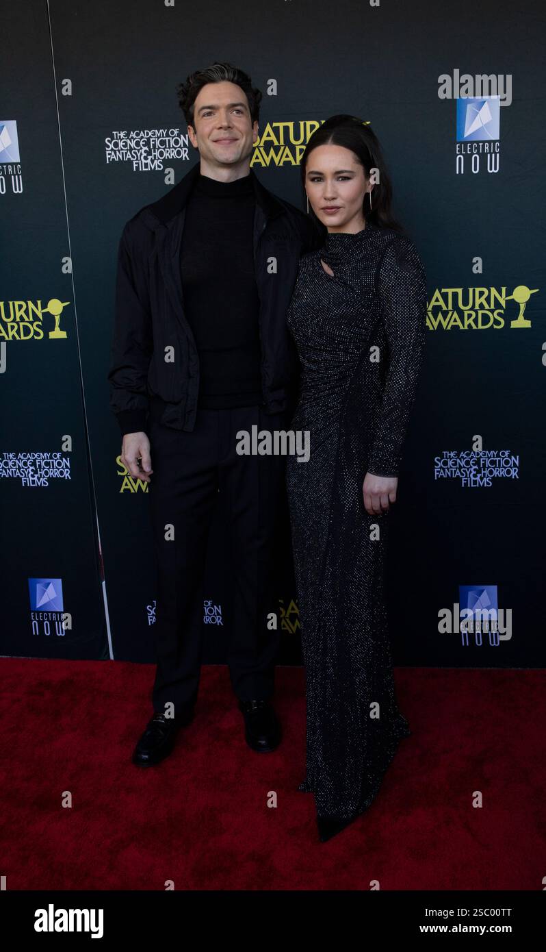 Ethan Peck, Christina Chong attends the 52nd Annual Saturn Awards at ...