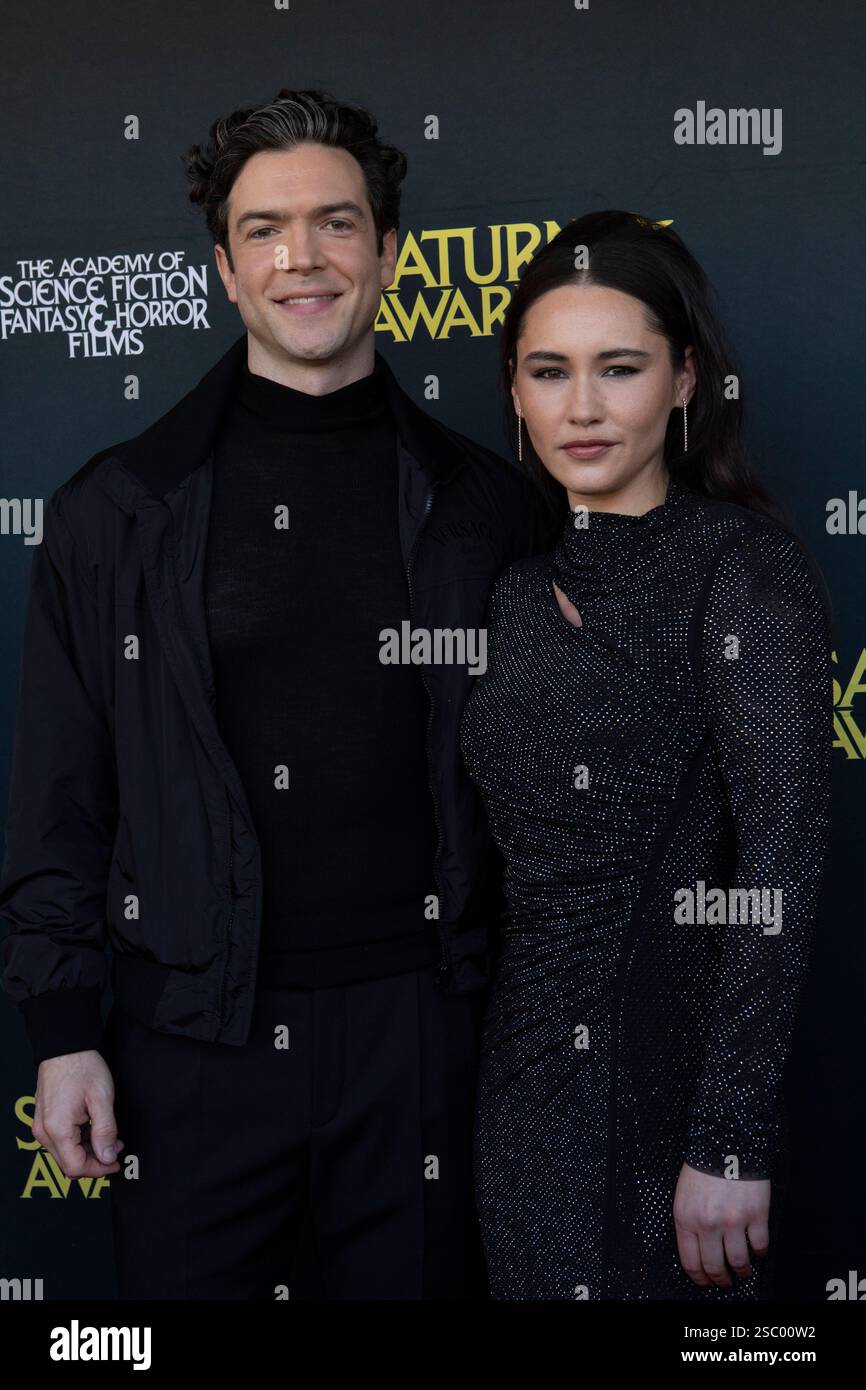 Ethan Peck, Christina Chong attends the 52nd Annual Saturn Awards at ...