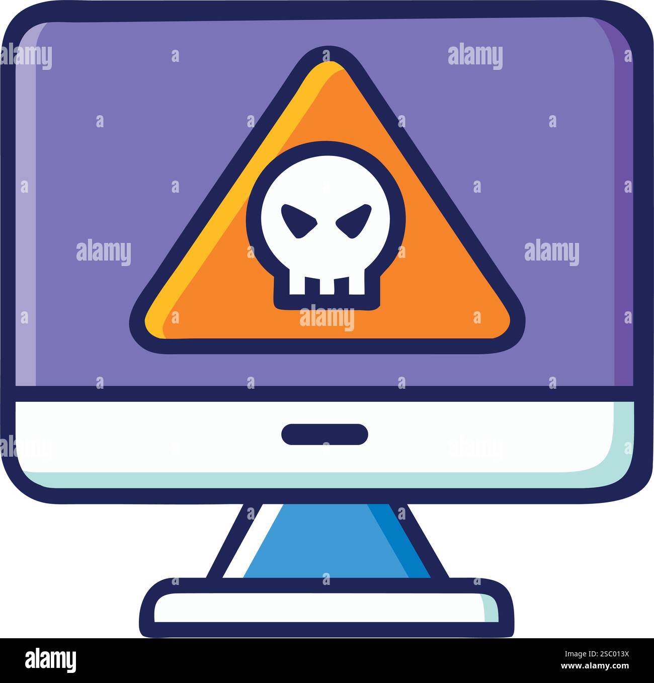 Cyberattack threat Stock Vector Images - Alamy