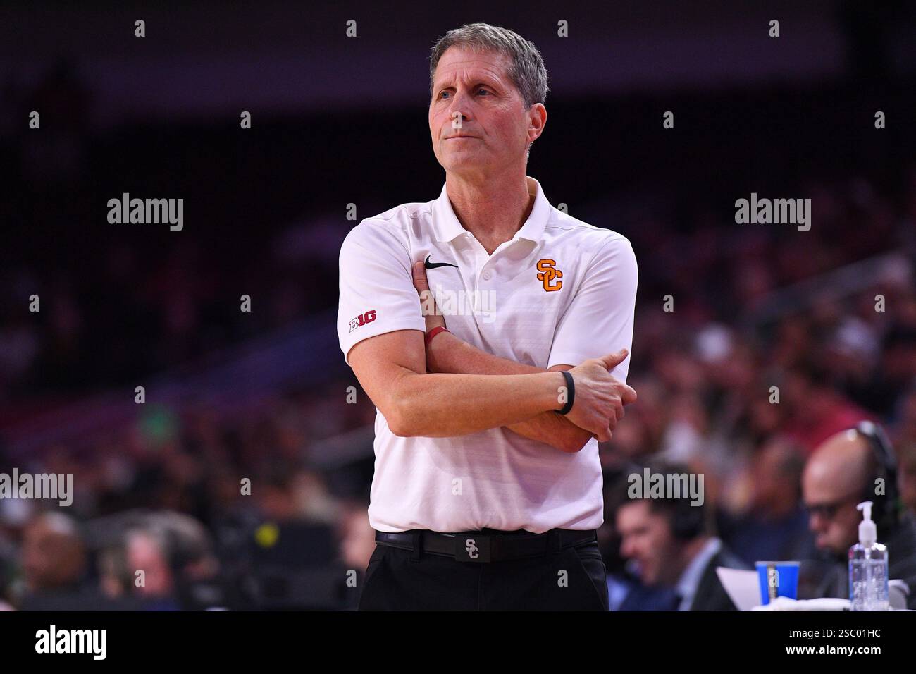 LOS ANGELES, CA - FEBRUARY 01: USC Trojans head coach Eric Musselman ...