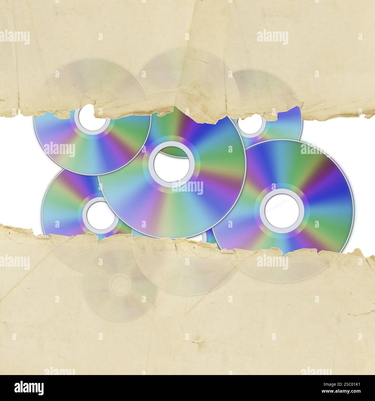 Torn disk hi-res stock photography and images - Alamy