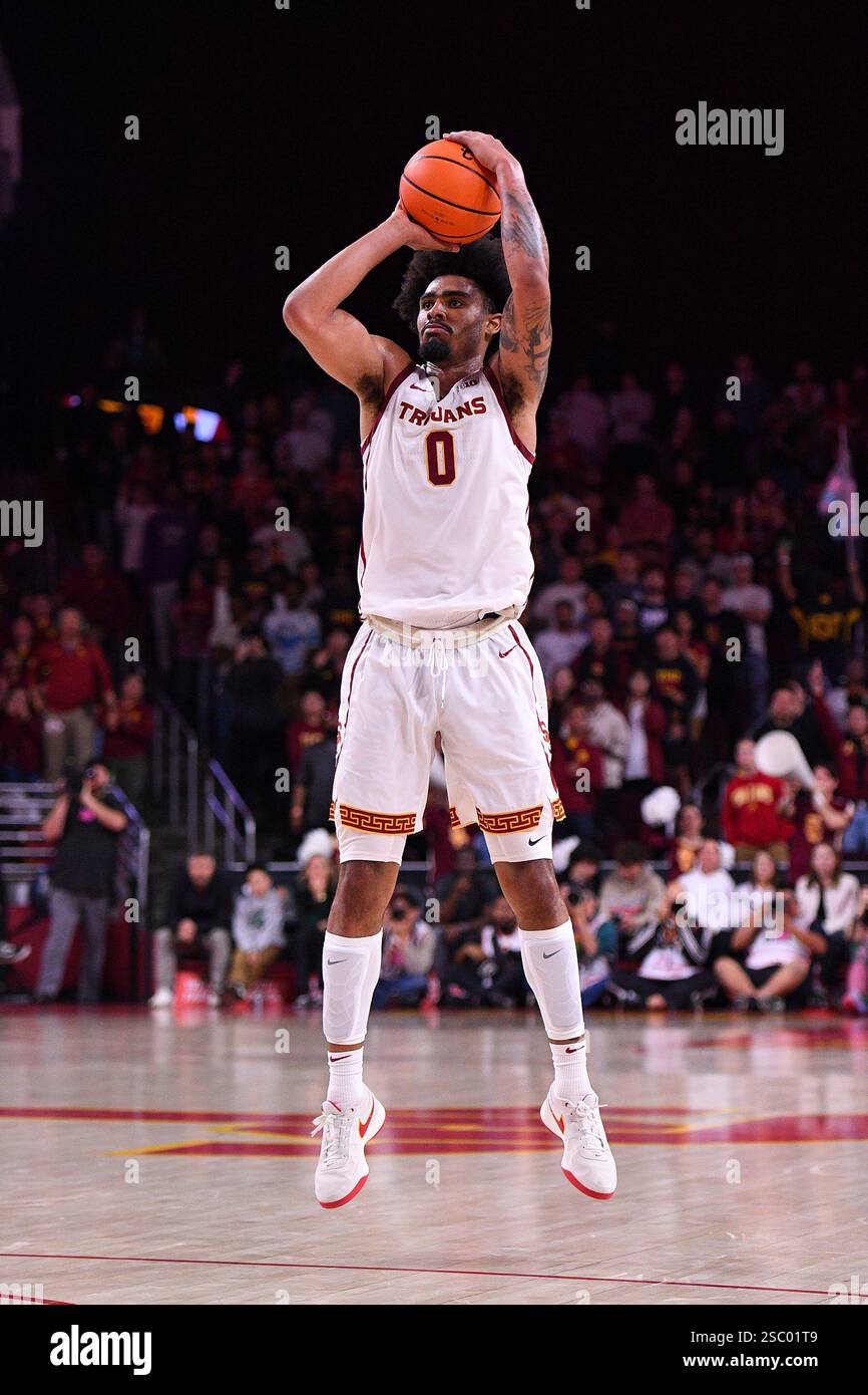 LOS ANGELES, CA - FEBRUARY 01: USC Trojans forward Saint Thomas (0 ...