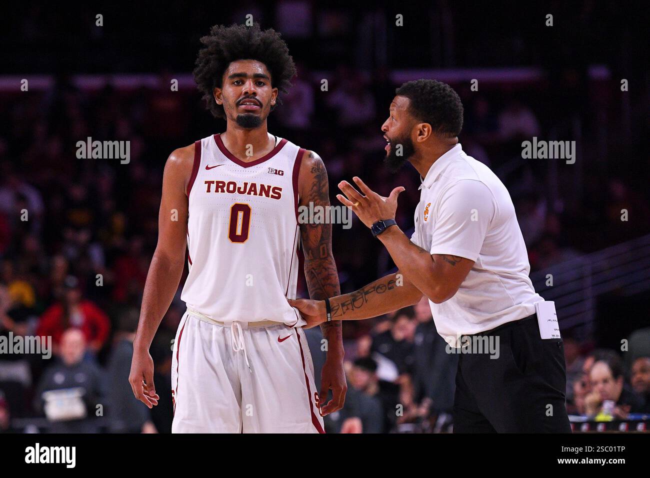 LOS ANGELES, CA - FEBRUARY 01: USC Trojans forward Saint Thomas (0 ...