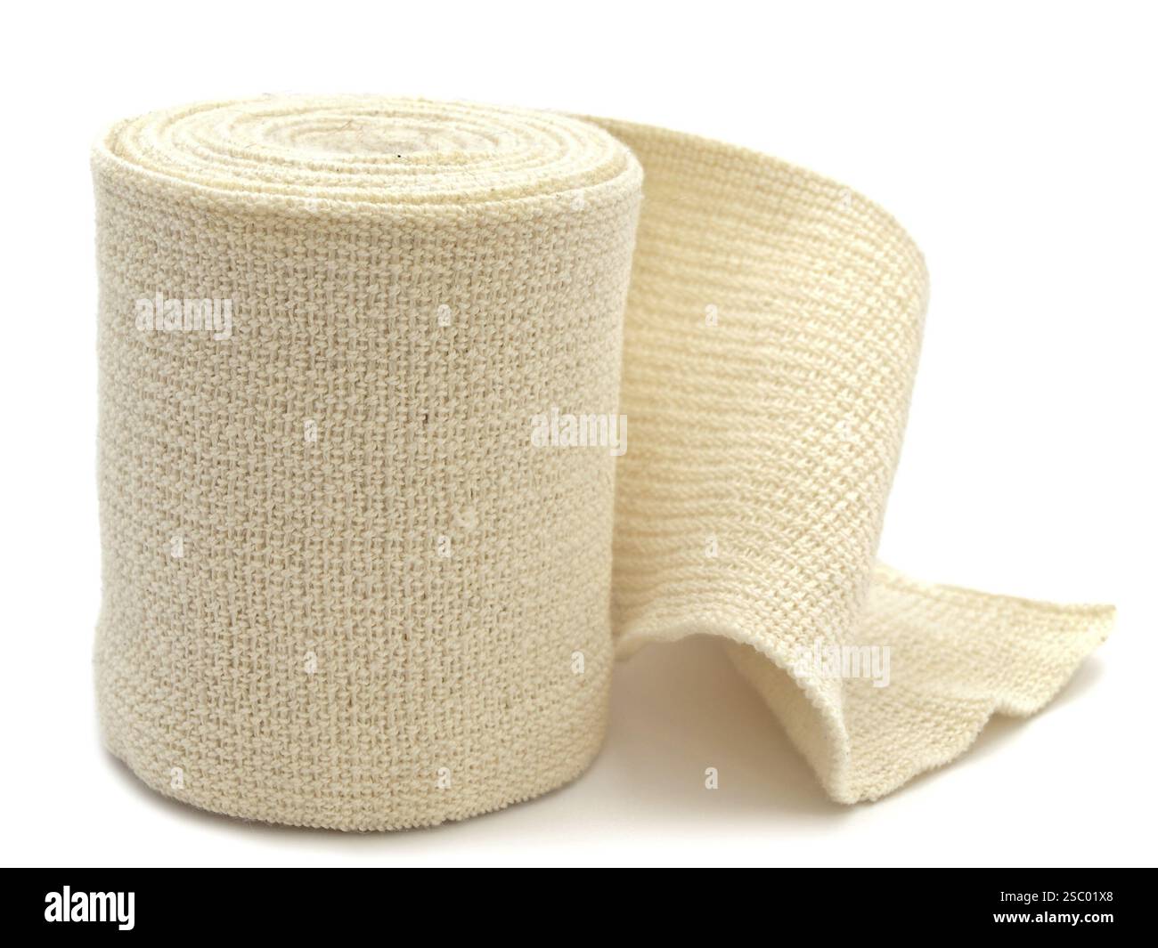 Photo of the elastic bandage against the white background Stock Photo ...