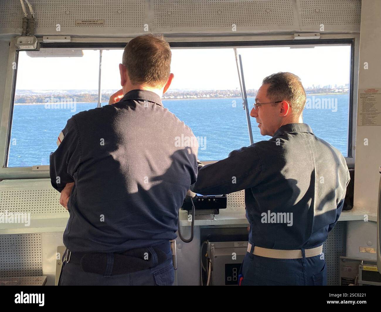 His Majesty’s Naval Base Portsmouth CO Visits Ford (7522204 Stock Photo ...