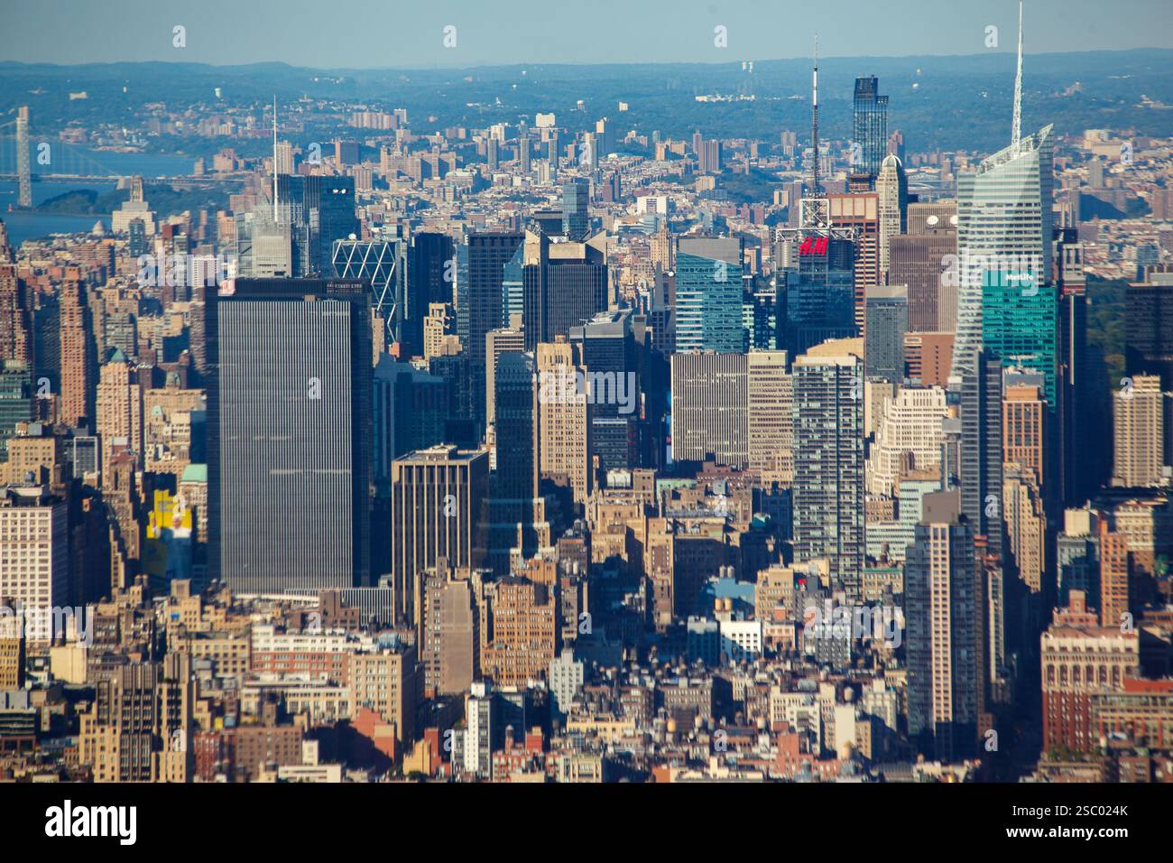 The Bank of America building, Conde Nast building at Times Square, One ...
