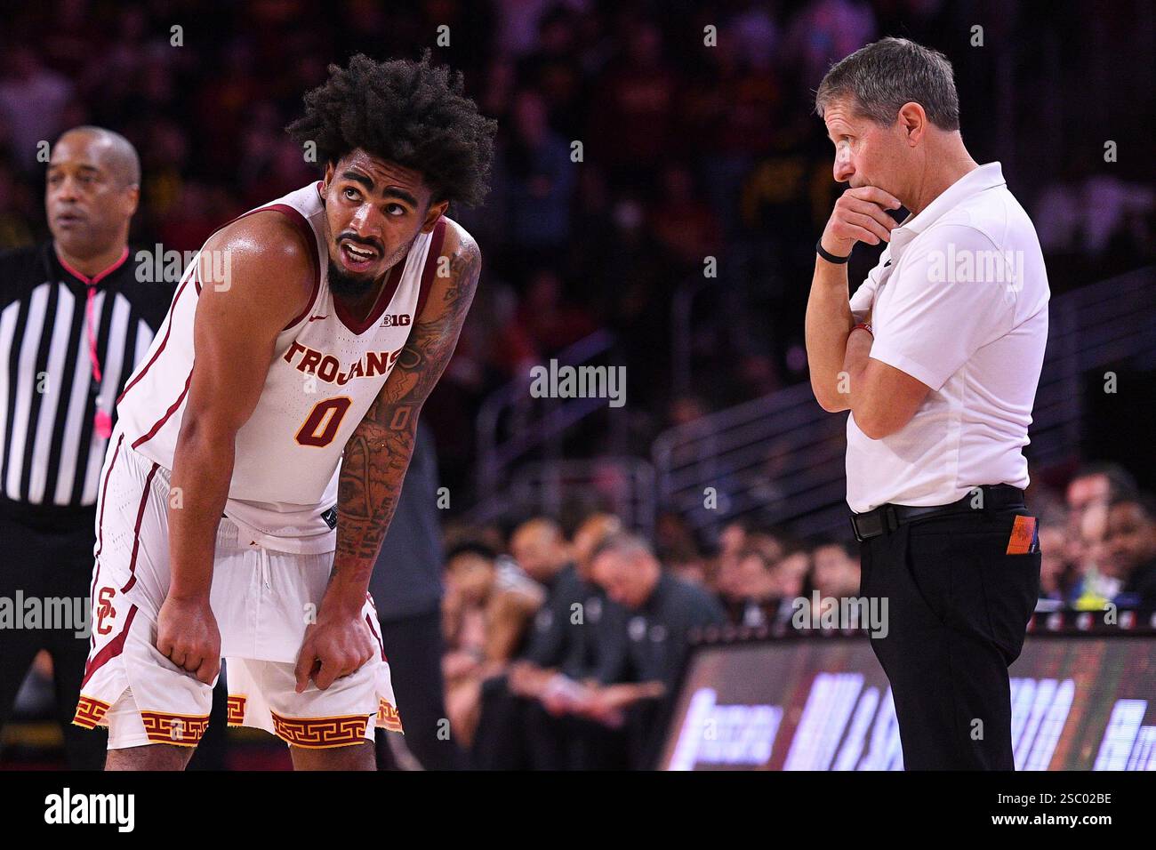 LOS ANGELES, CA - FEBRUARY 01: USC Trojans head coach Eric Musselman ...