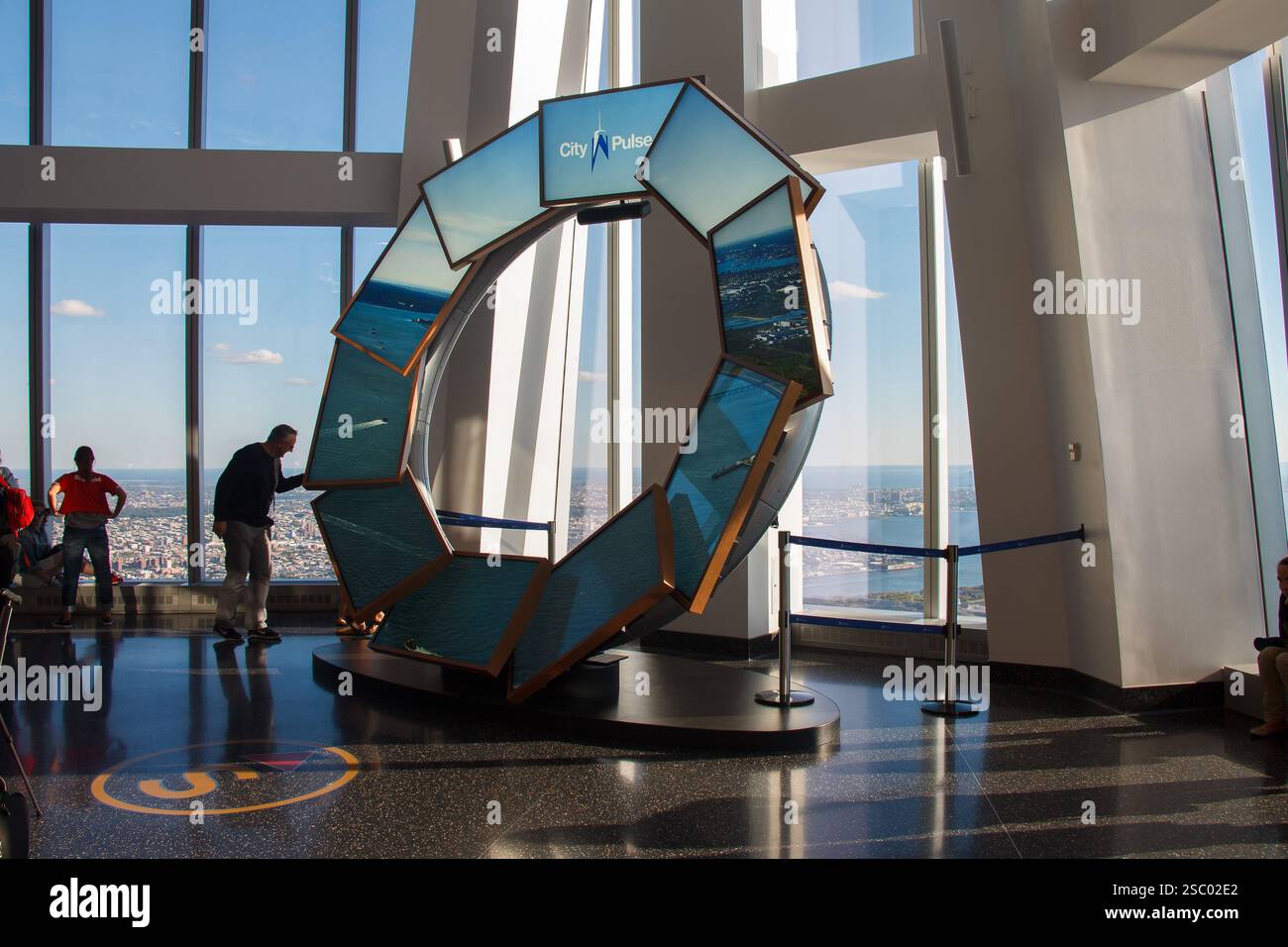 The One World Observatory at the top of One World Center skyscraper ...