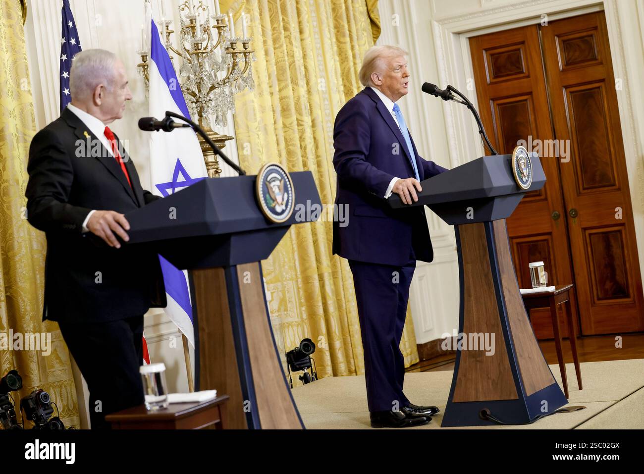 Washington, DC, USA. 04th Feb, 2025. Israeli Prime Minister Benjamin ...