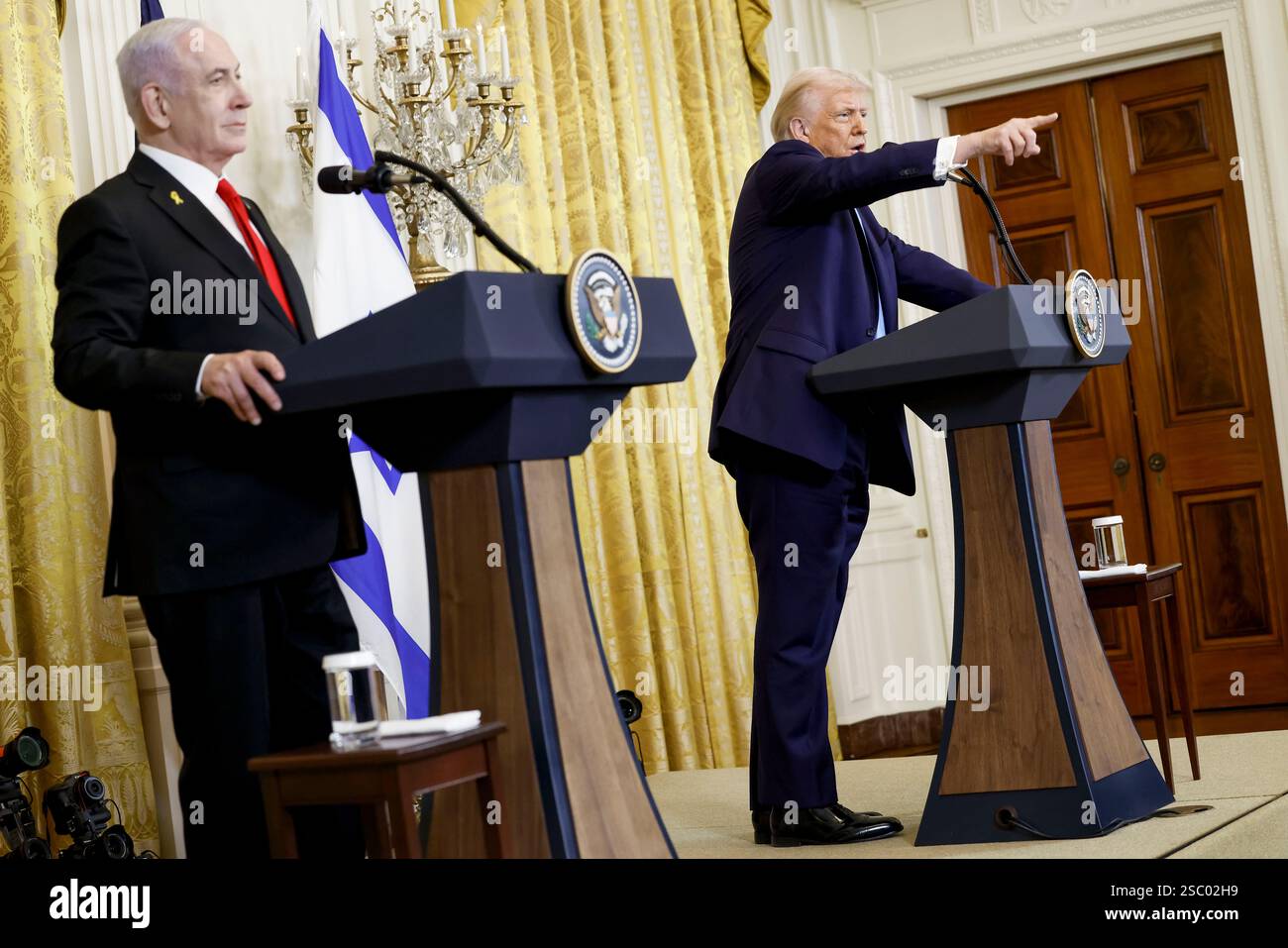 Washington, DC, USA. 04th Feb, 2025. Israeli Prime Minister Benjamin ...