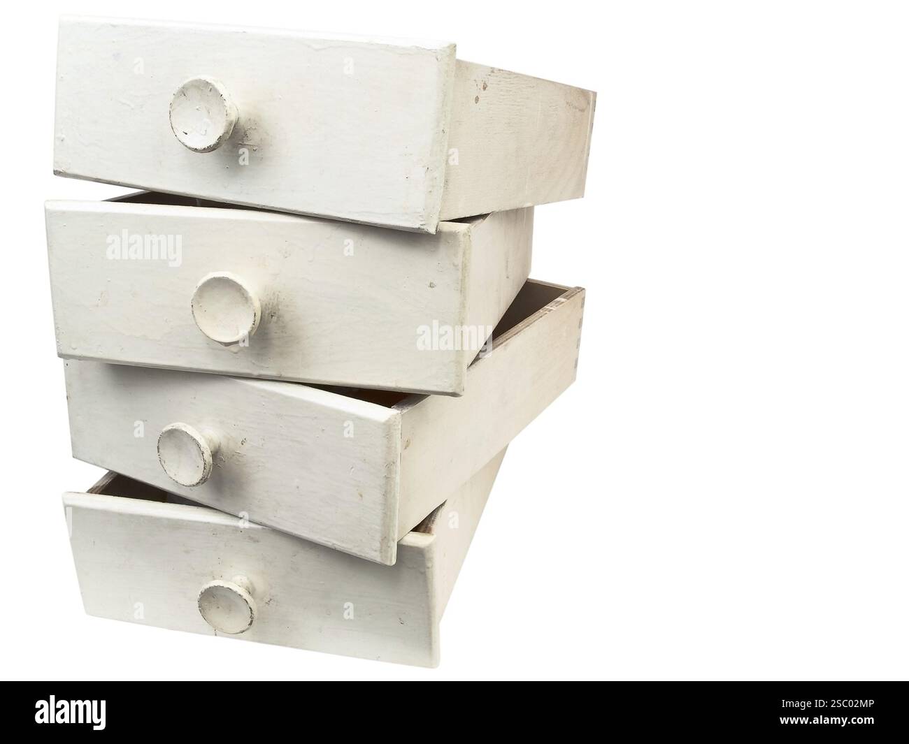 Four old drawers with copy space for your text Stock Photo - Alamy