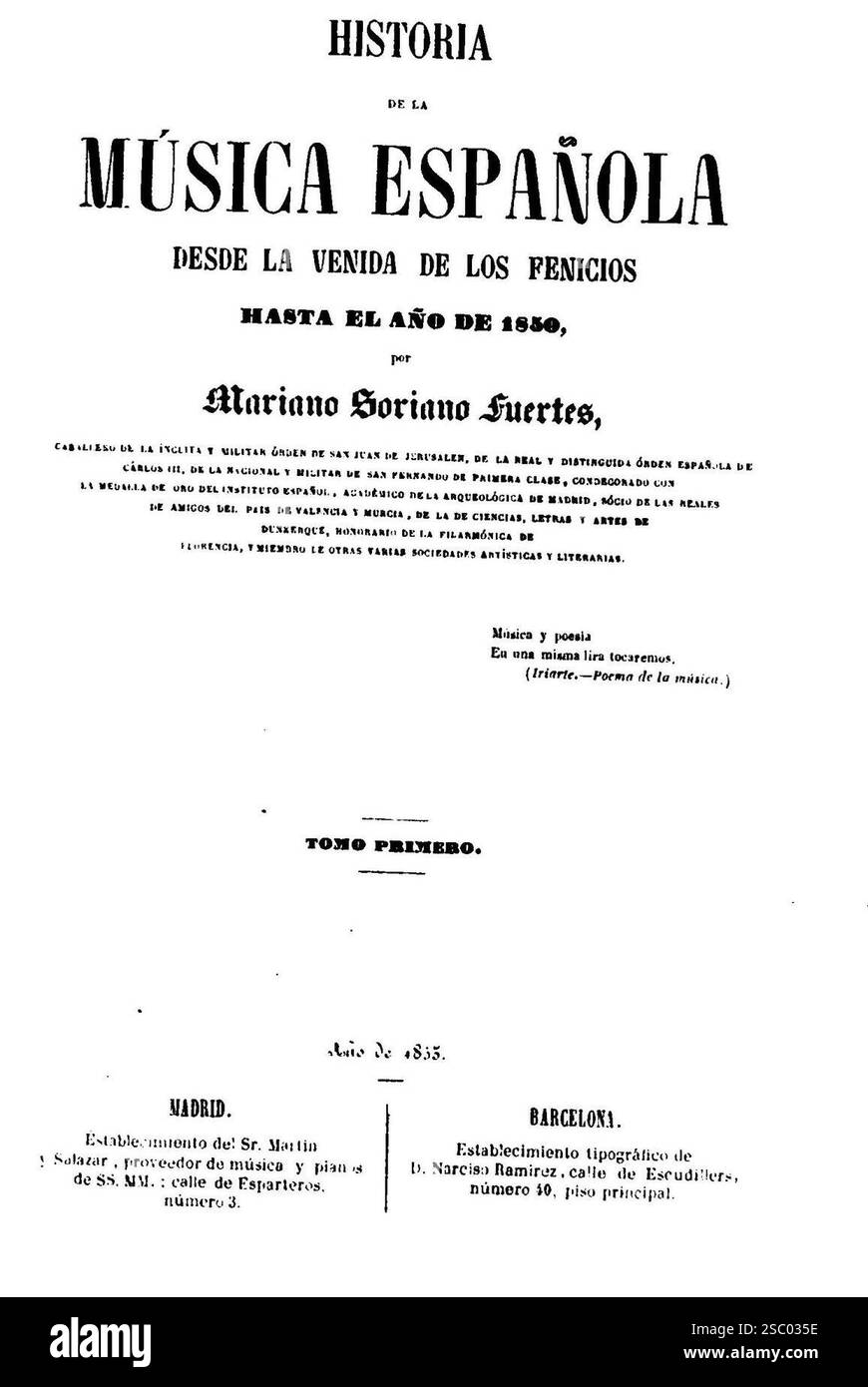 Historia de la música española desde la venida de los fenicios hasta el ...
