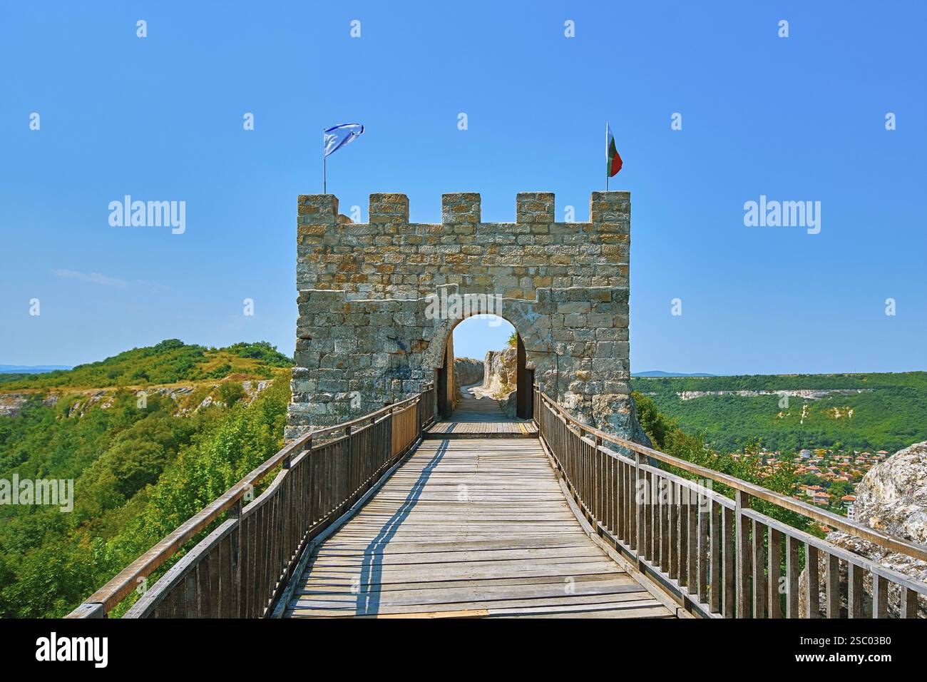 Main Entrance to the Ovech Fortress, Bulgaria, Europe Stock Photo - Alamy