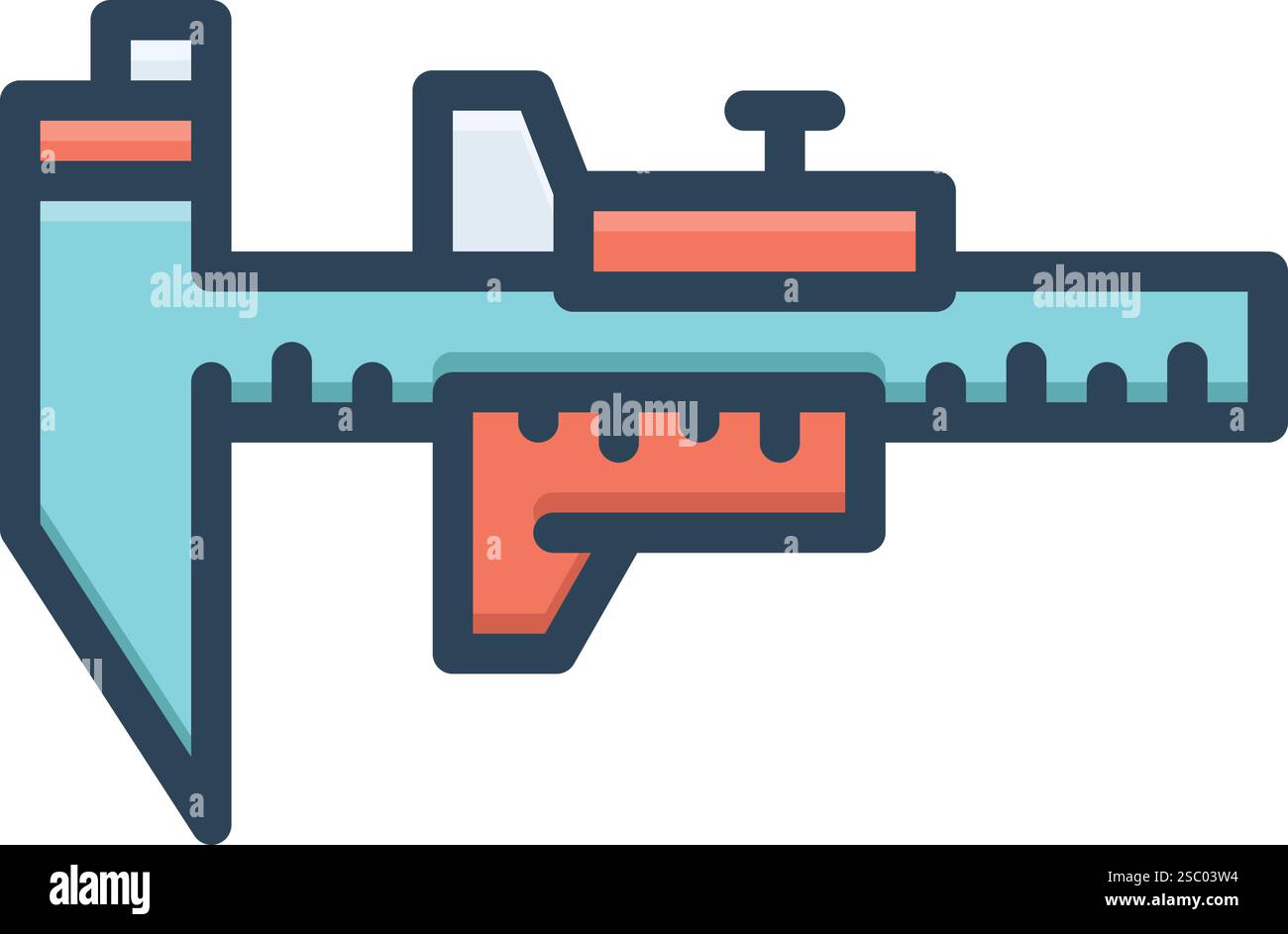 Icon for measurement, calliper Stock Vector Image & Art - Alamy