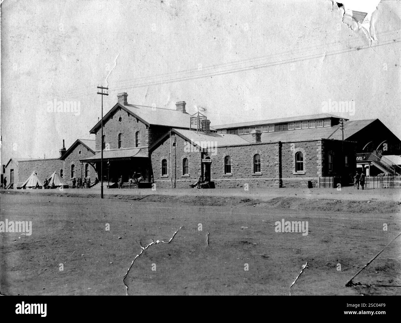 Historical Bloemfontein railway station Stock Photo - Alamy