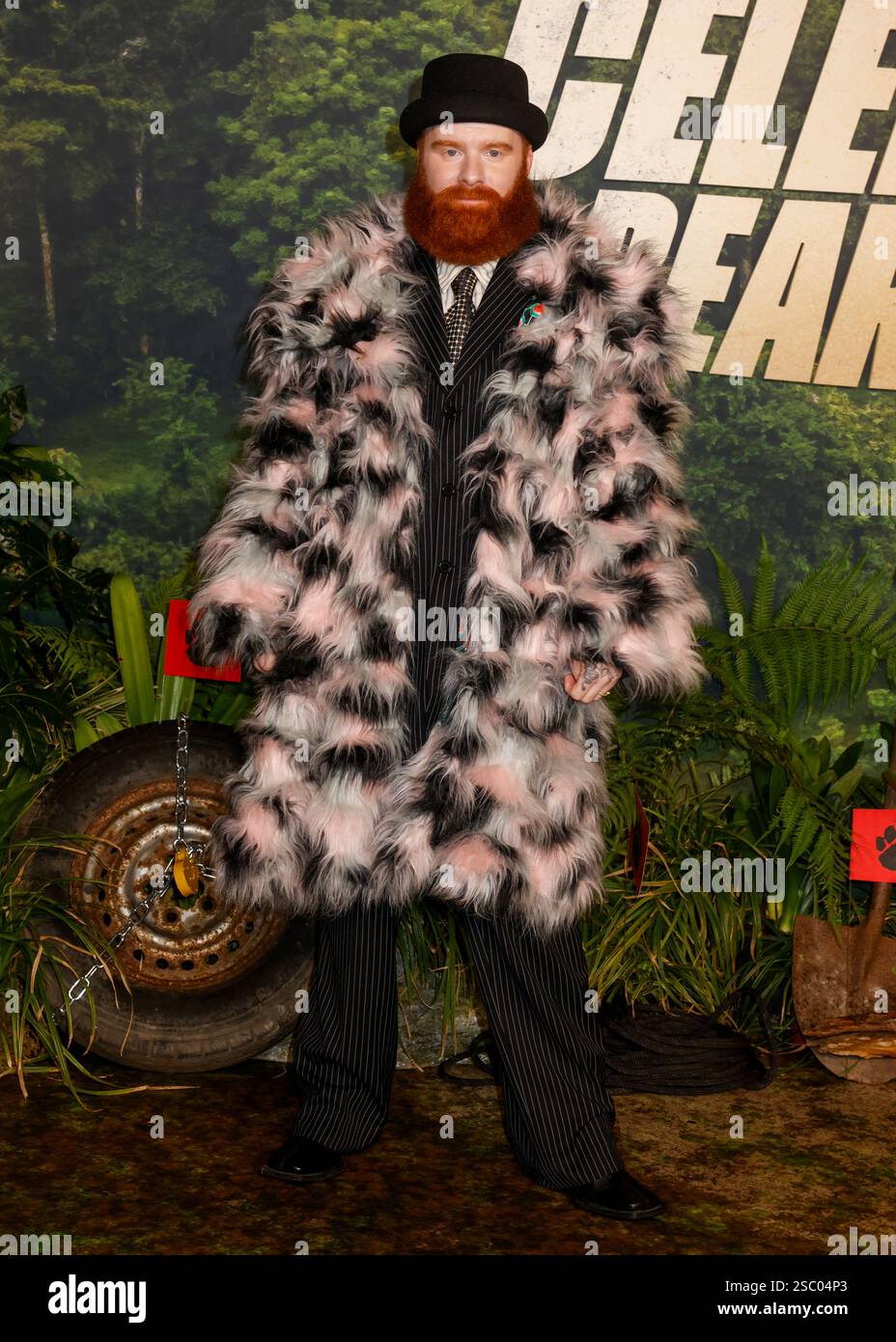 London, UK. 04th Feb, 2025. Jay Beech attends the Celebrity Bear Hunt ...