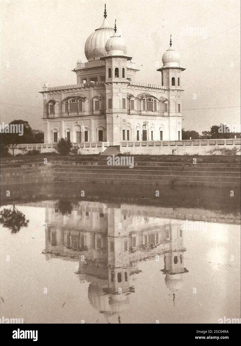 Historical photograph of Gurdwara Charan Kanwal in Banga, Nawanshahr ...