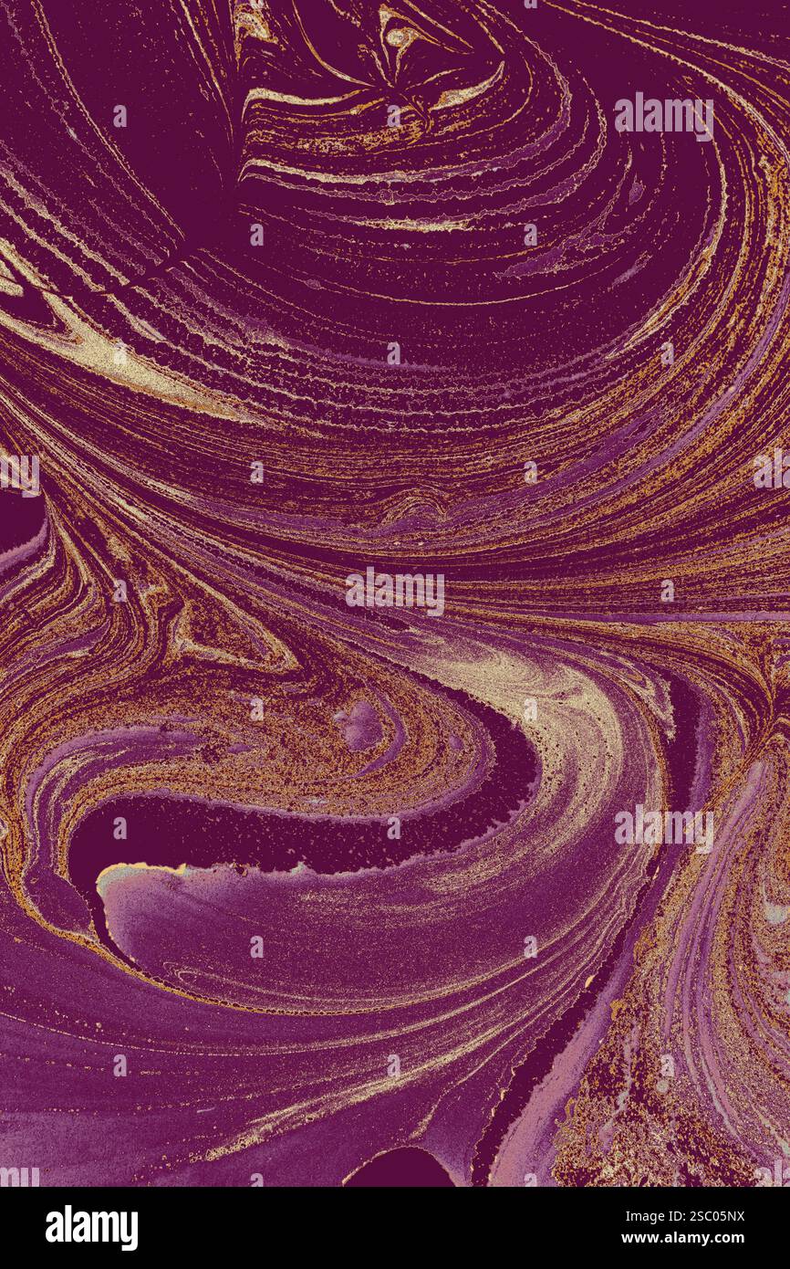 Abstract colored background. Marbling of aqueous surface design Stock ...