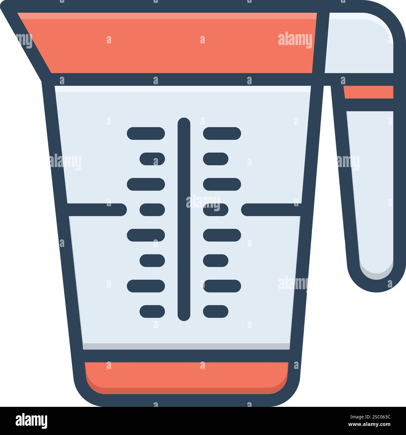 Icon for volume, measuring cup Stock Vector Image & Art - Alamy