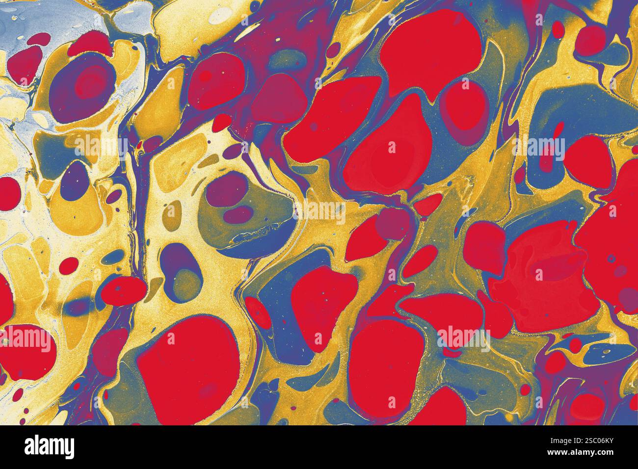 Ebru marble effect pattern design for print Stock Photo - Alamy