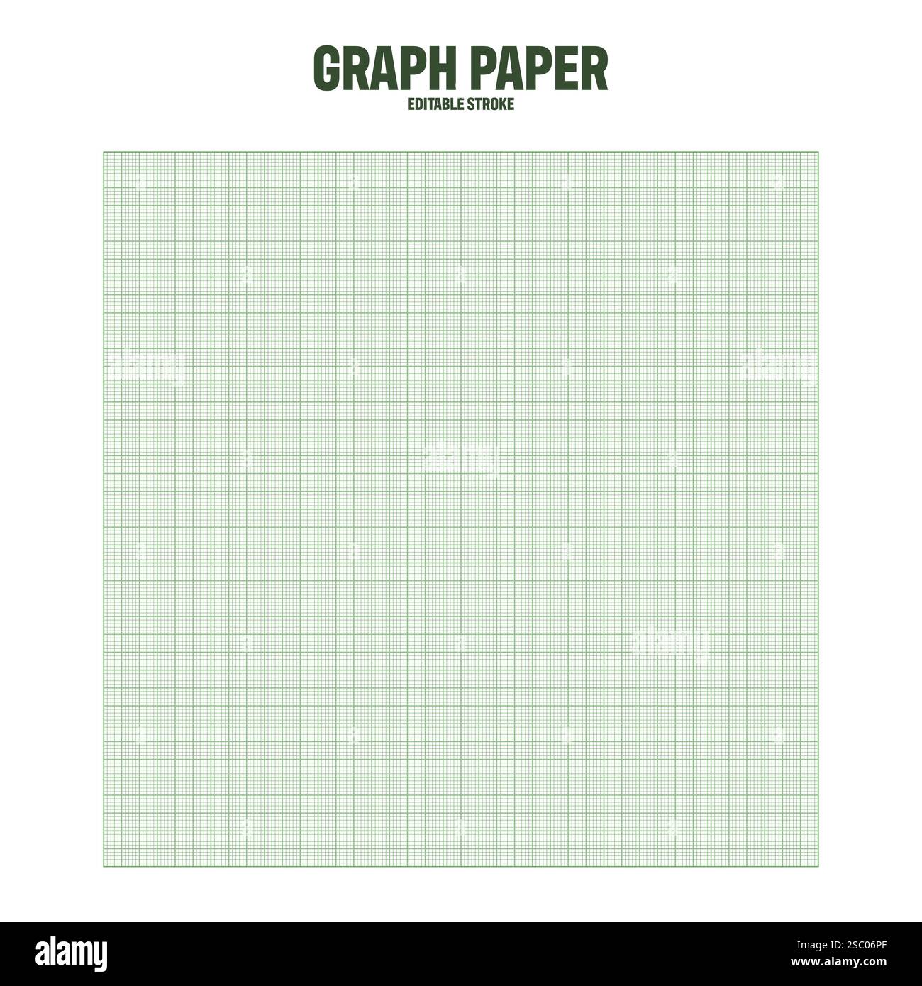 Sheet of graph paper with grid. Millimeter paper texture, geometric ...