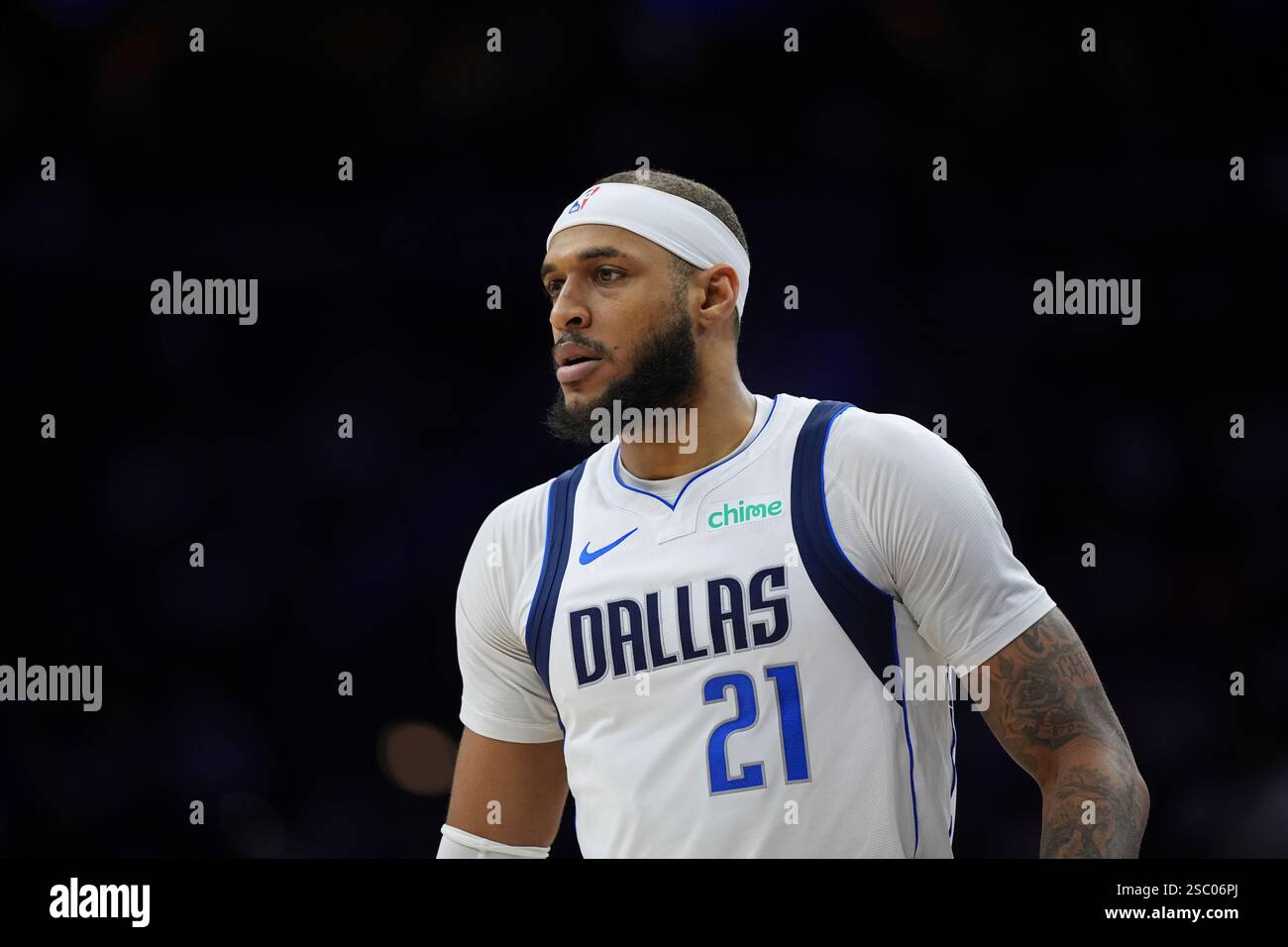 Dallas Mavericks' Daniel Gafford plays during an NBA basketball game ...
