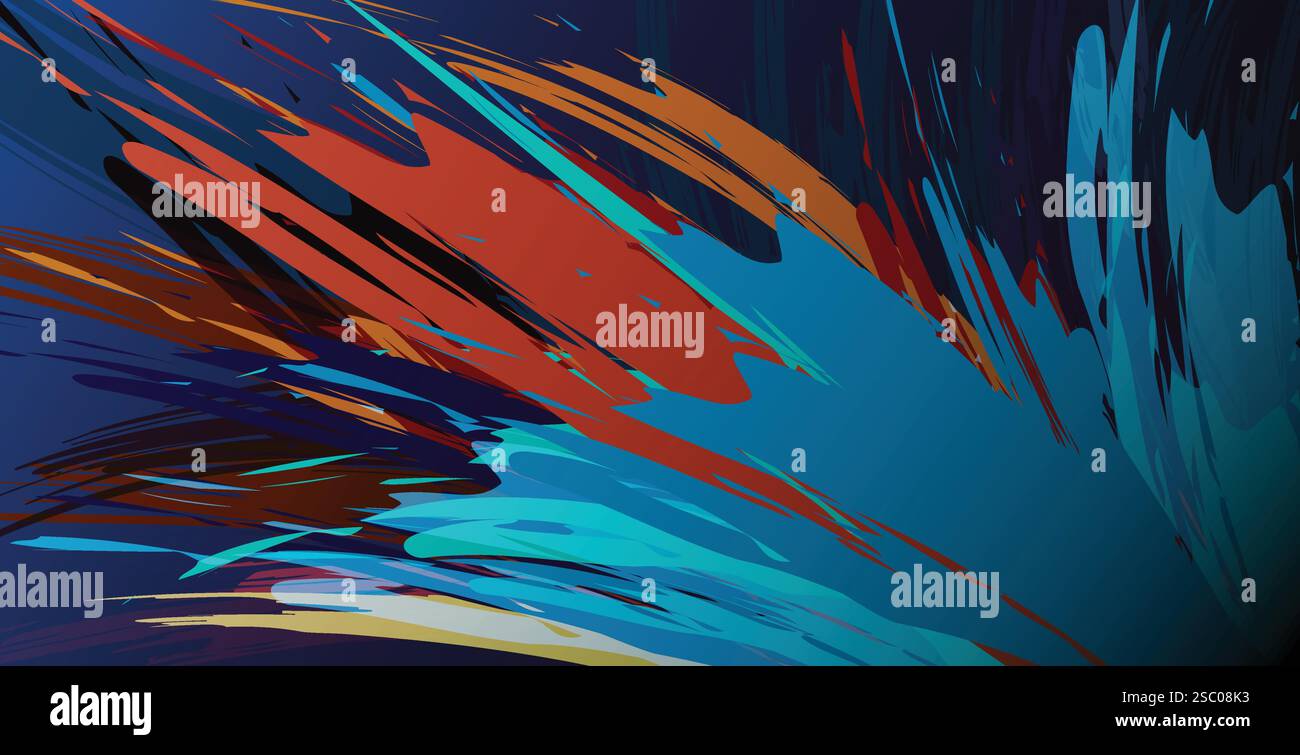 Featuring vibrant colors of red Stock Vector Images - Alamy