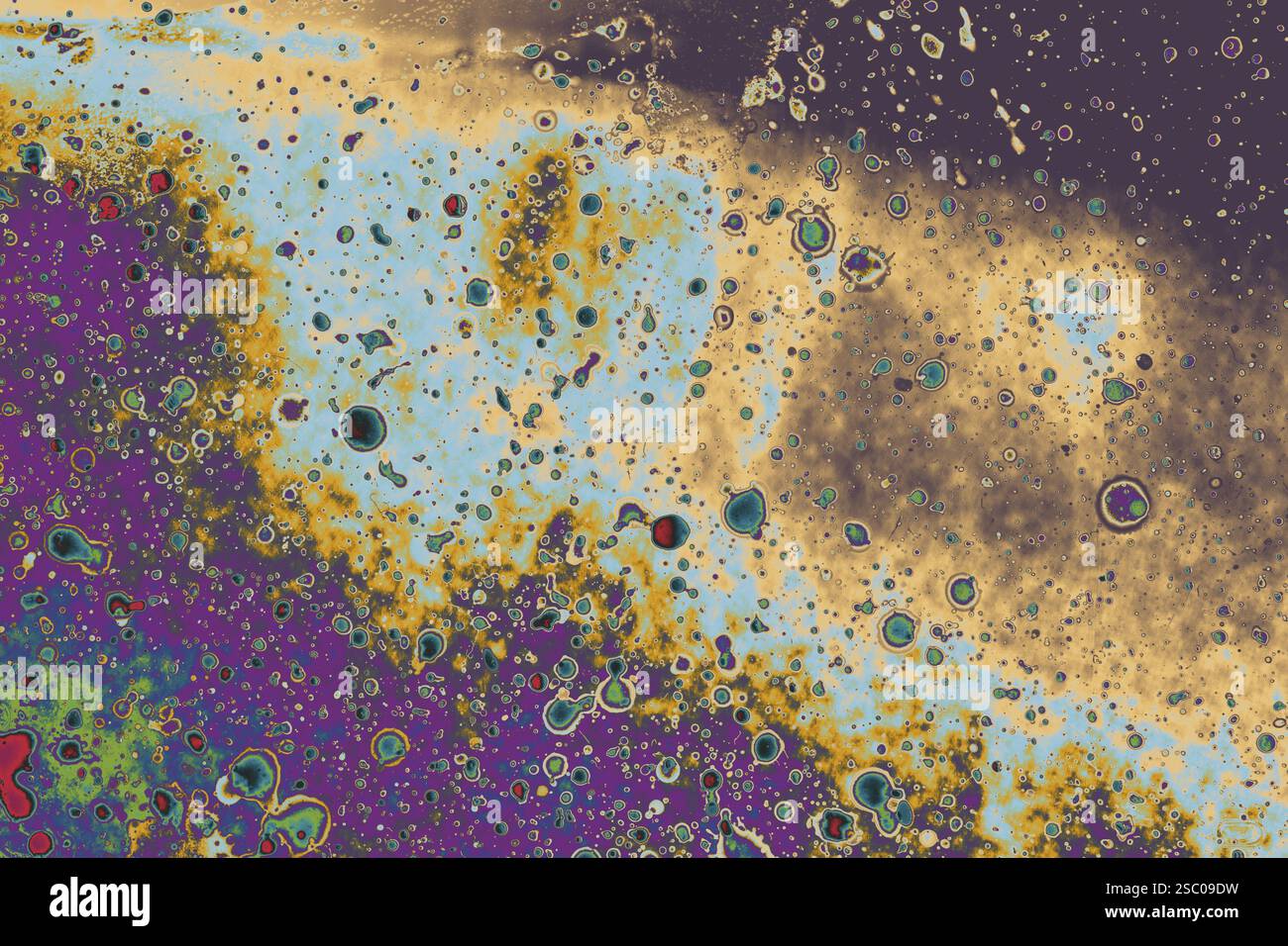 Abstract spots and stains on background formed by splashing watercolor ...
