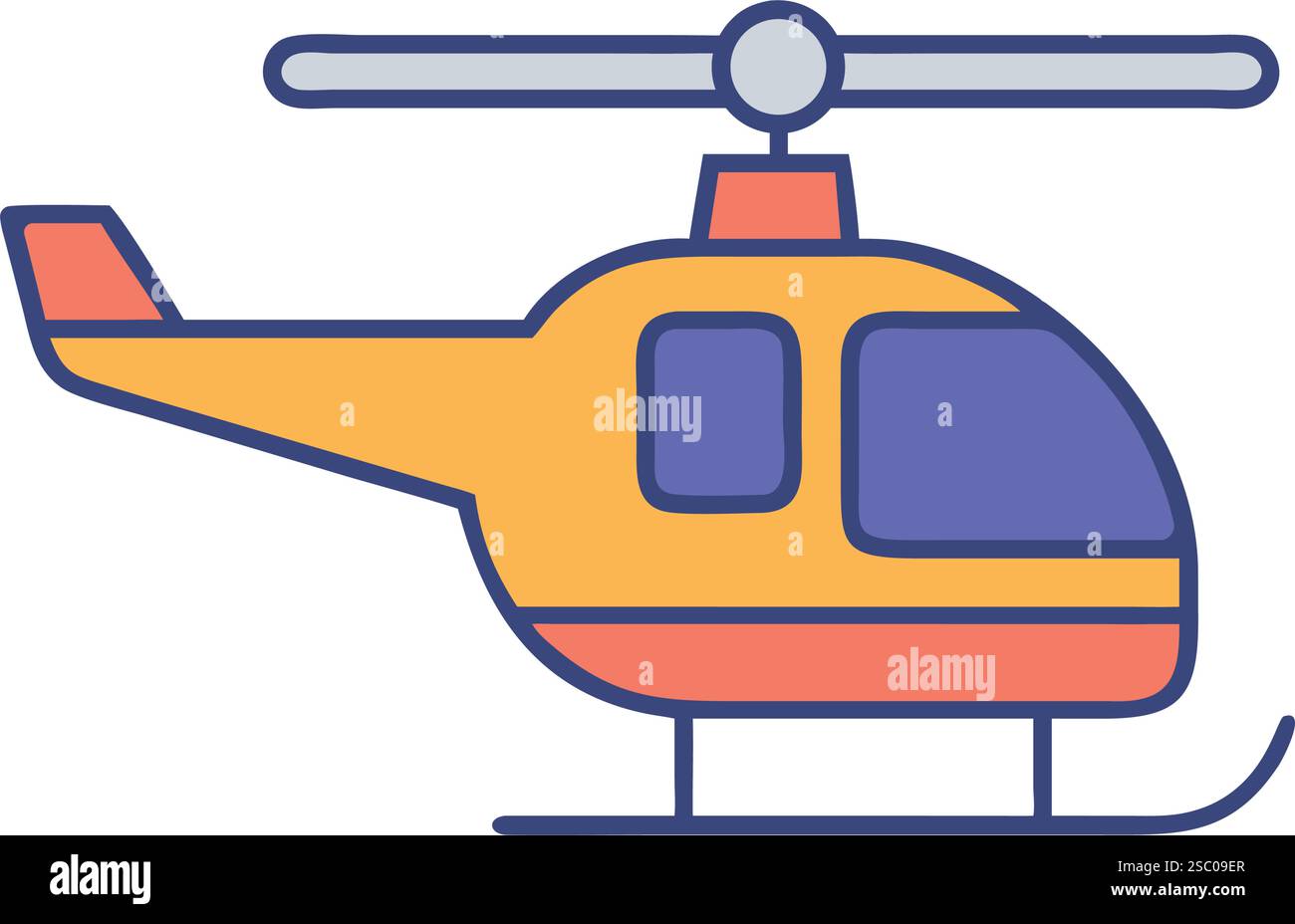 Helicopter Side View Icon Stock Vector Image & Art - Alamy