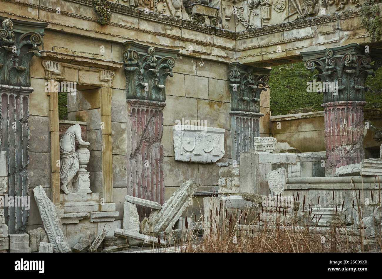 The Old Roman Ruins Vienna, Austria, Europe Stock Photo - Alamy