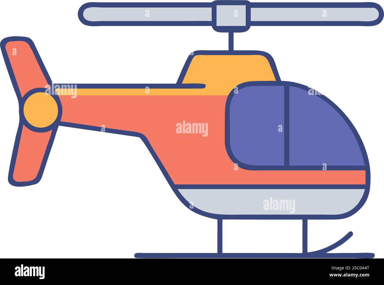 Helicopter Front View Icon Stock Vector Image & Art - Alamy