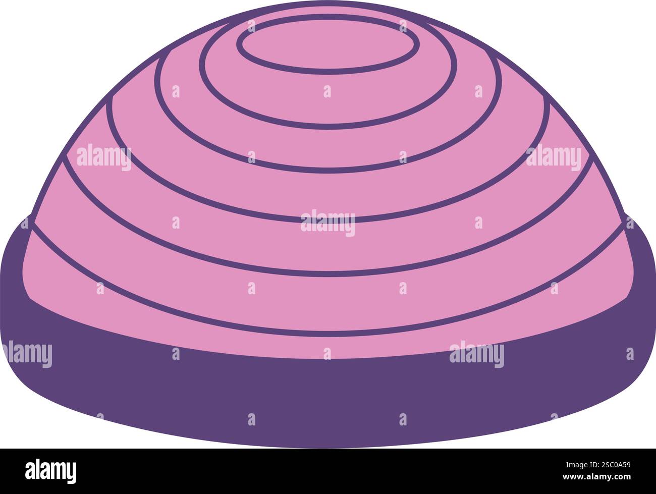 Bosu ball illustration Stock Vector Image & Art - Alamy