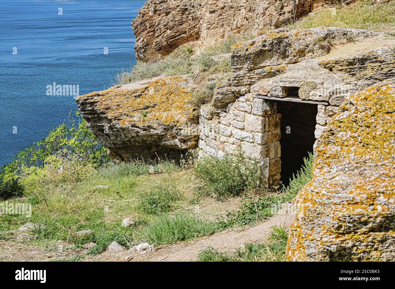 On the Cape Kaliakra, Bulgaria Kaliakra, Bulgaria, Europe Stock Photo ...