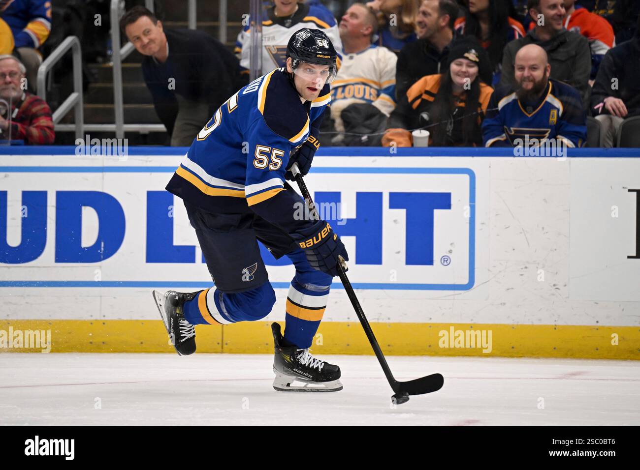 St. Louis Blues' Colton Parayko (55) in action during the third period ...