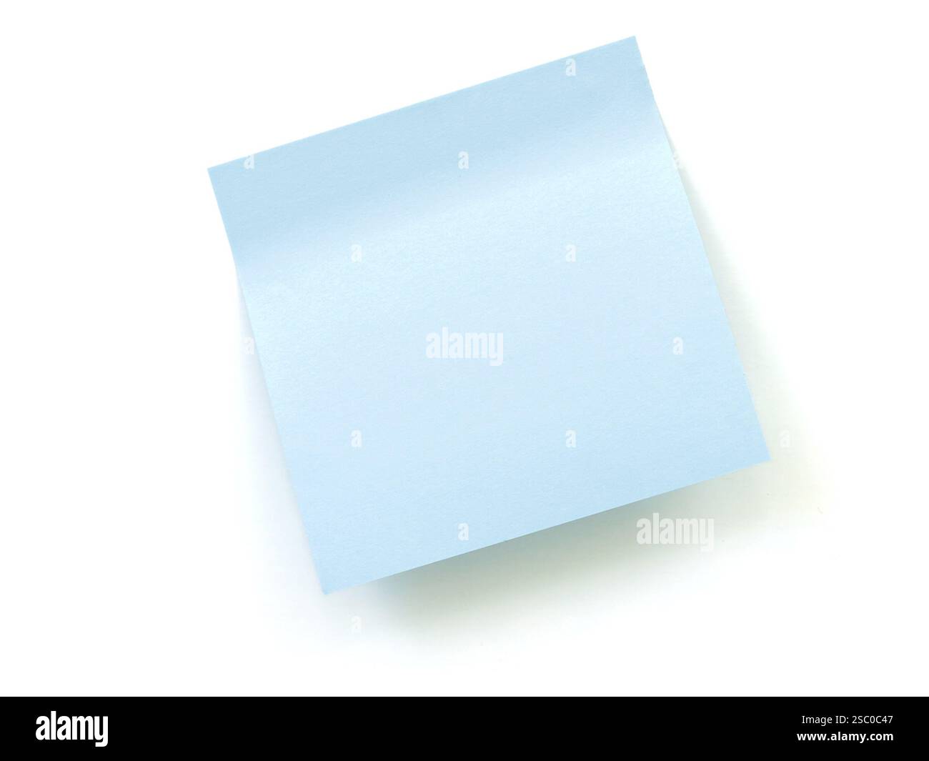 Blue note pad against the white background Stock Photo - Alamy