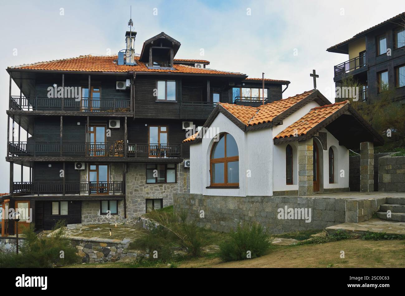 Church Of St. Ivan Rilski In Sozopol. Bulgaria Stock Photo - Alamy