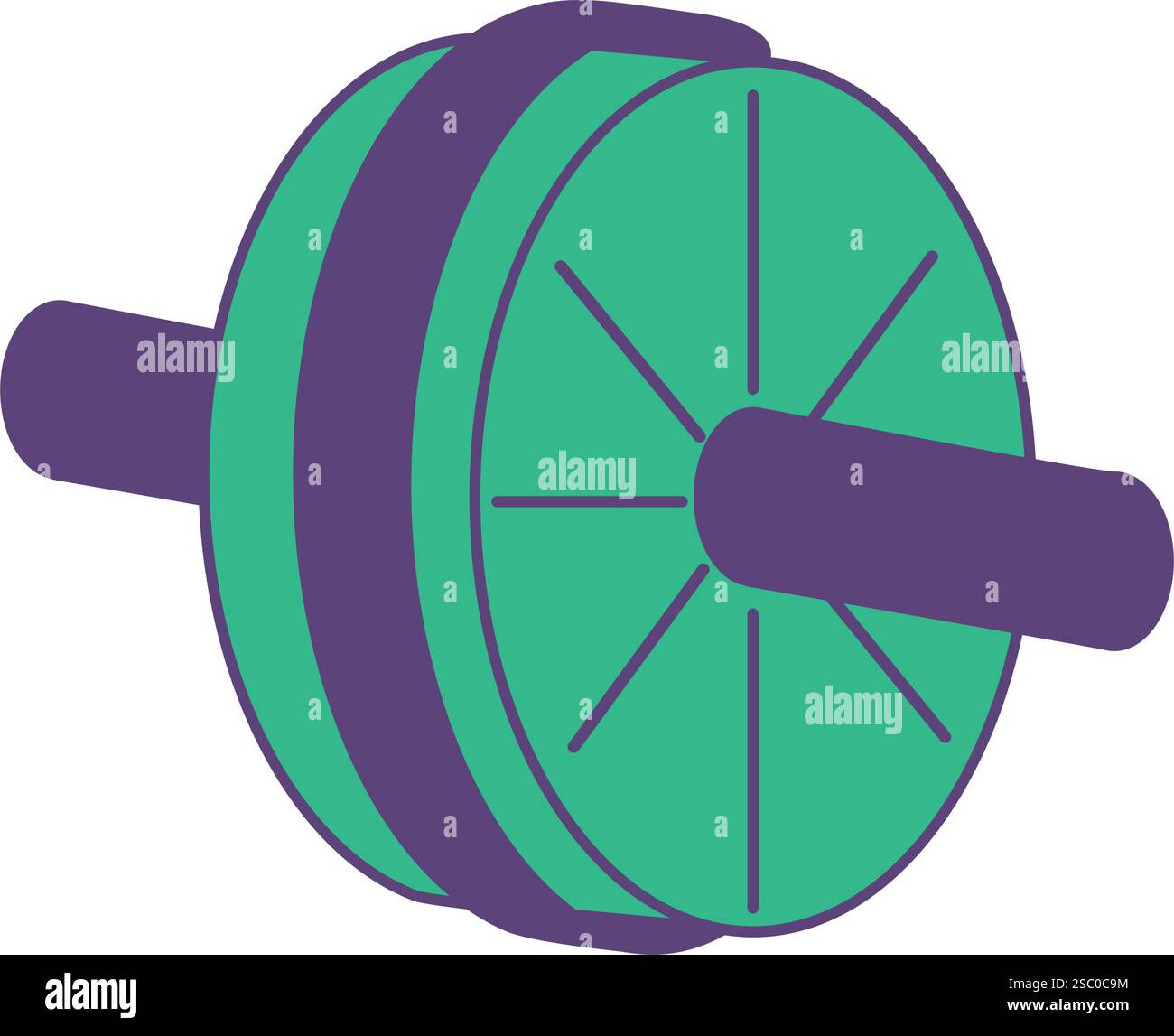 Ab roller illustration Stock Vector Image & Art - Alamy