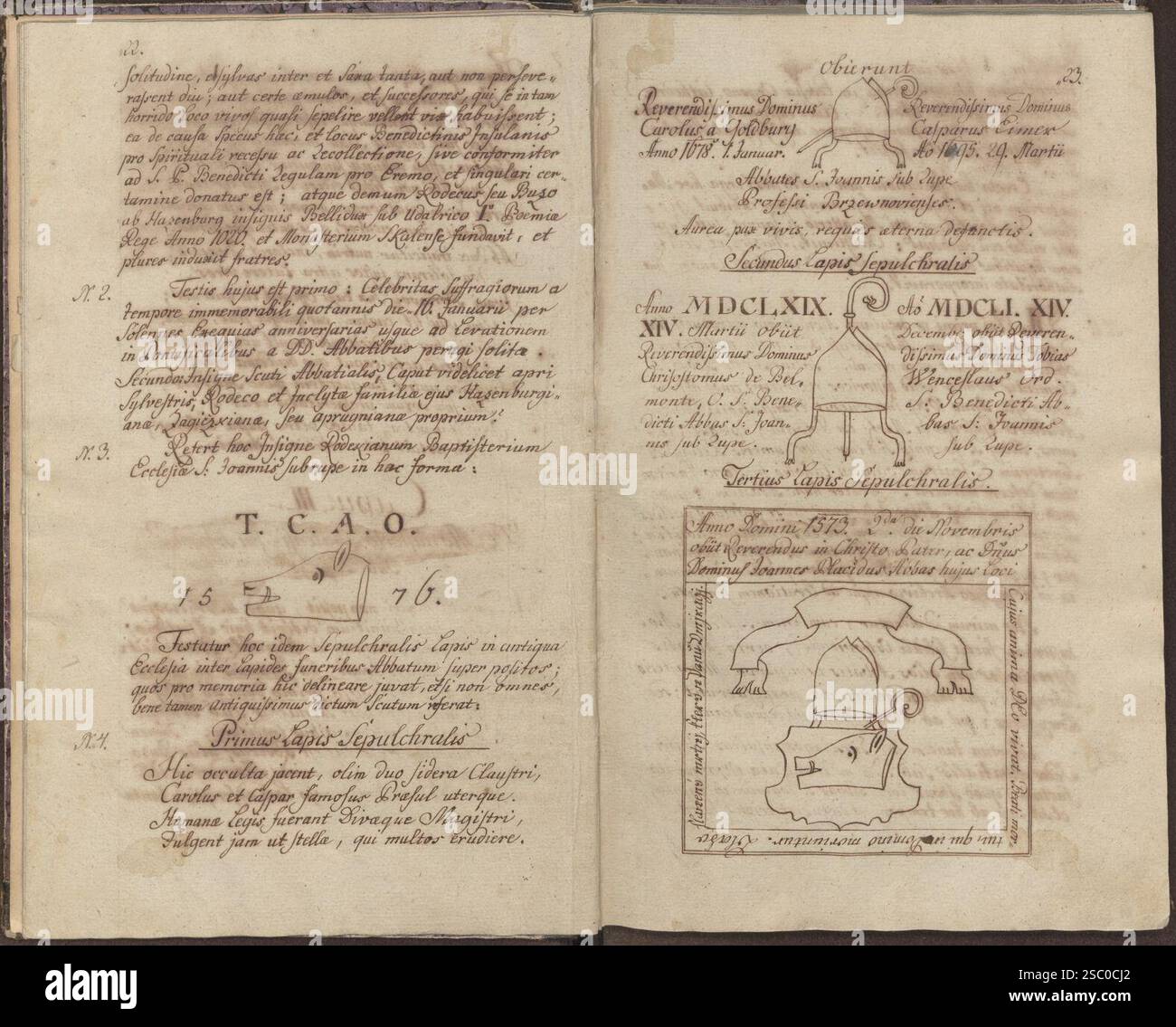 History of monasteryof St John under the Rock 1790 (SOkA Praha-venkov ...