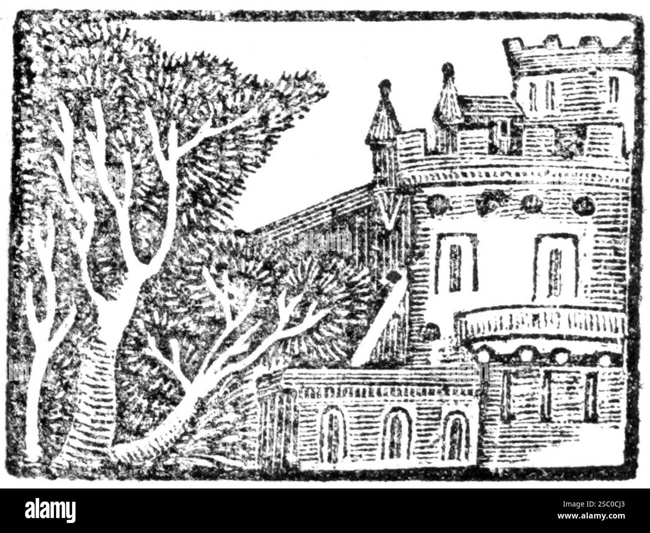 History of Valentine and Orson (1806) - woodcut 06 Stock Photo - Alamy