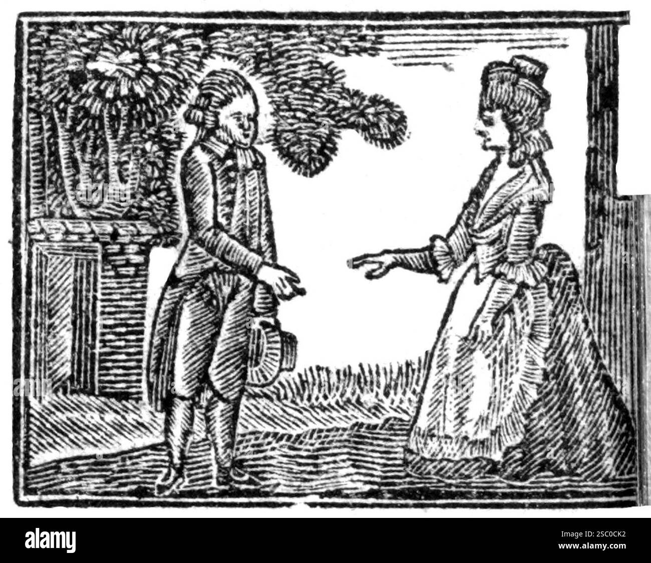 History of Valentine and Orson (1806) - woodcut 08 Stock Photo - Alamy
